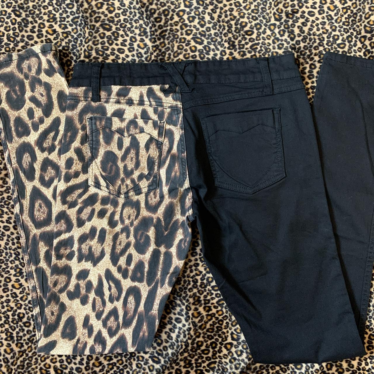 Royal Bones by Tripp NYC leopard split pants... - Depop