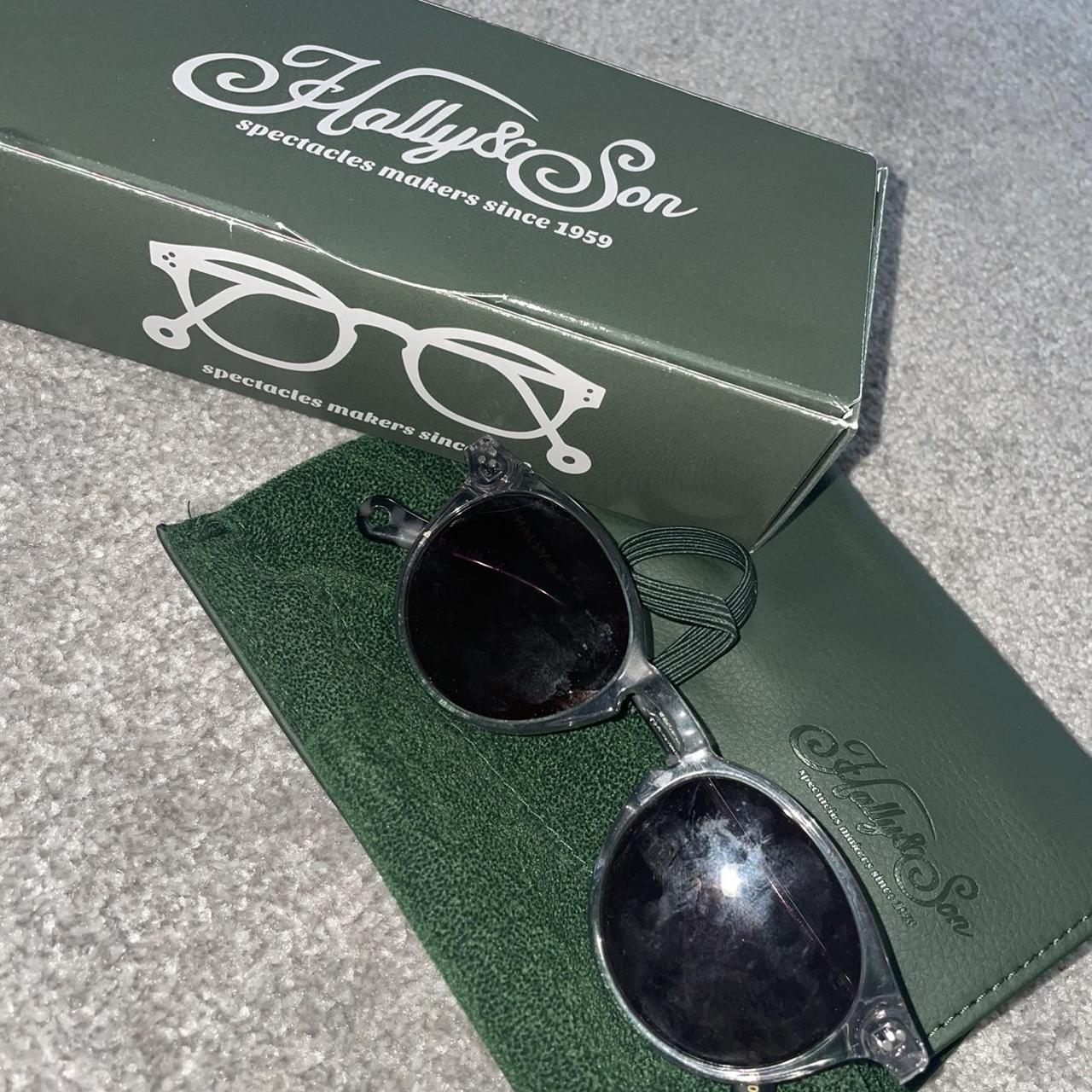 Hally & Son Sunglasses Tinted perspex frames with... - Depop