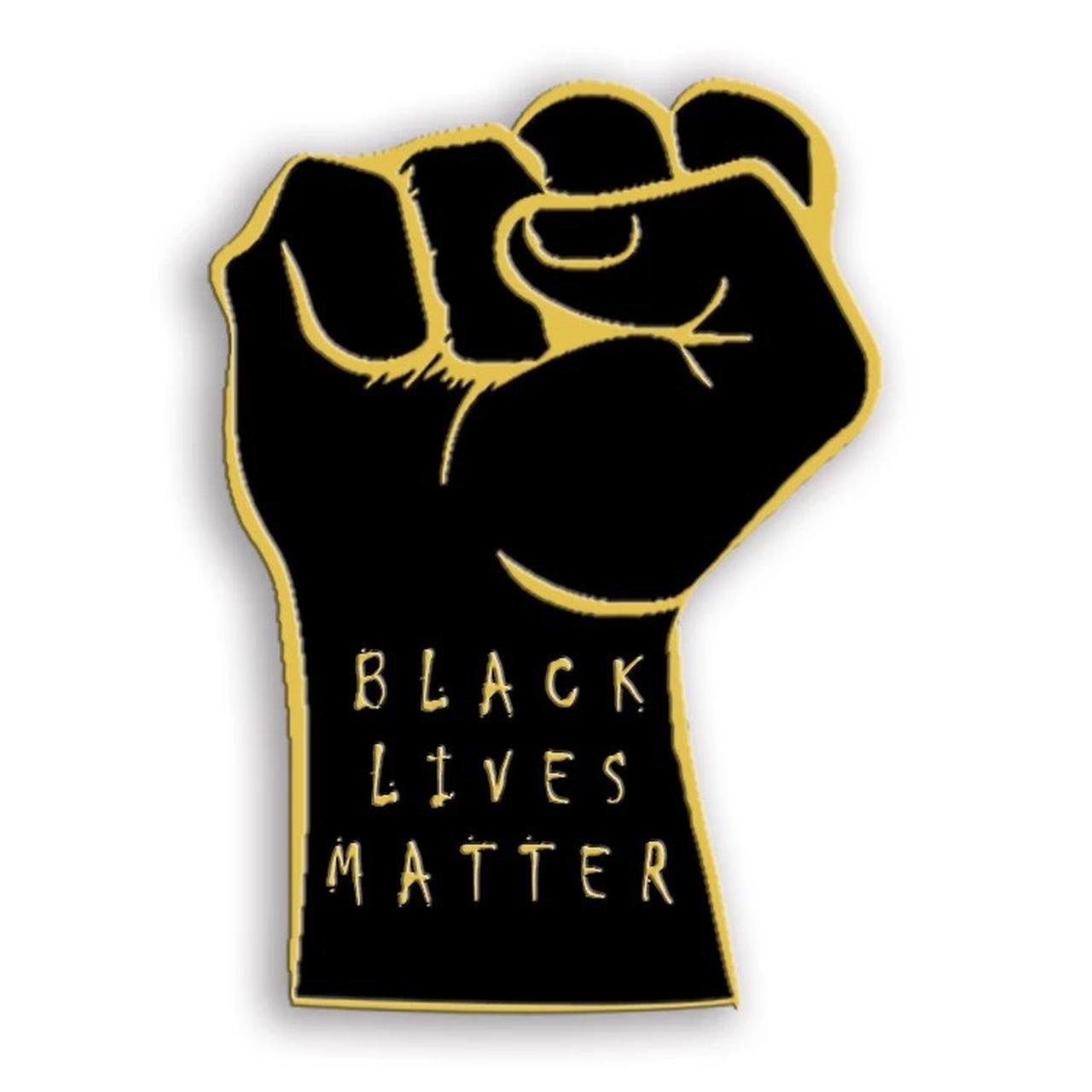 Black lives matter enamel Pin #pins #blm #enamel... - Depop