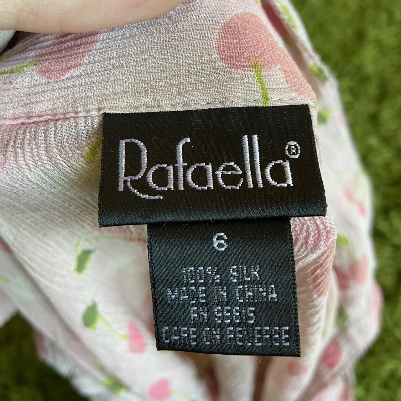 🍒 RAFAELLA PINK CREAM CHIFFON SHEER CHERRY COQUETTE... - Depop