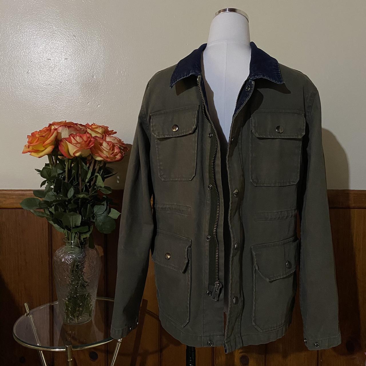 Obey Men's Khaki Jacket | Depop