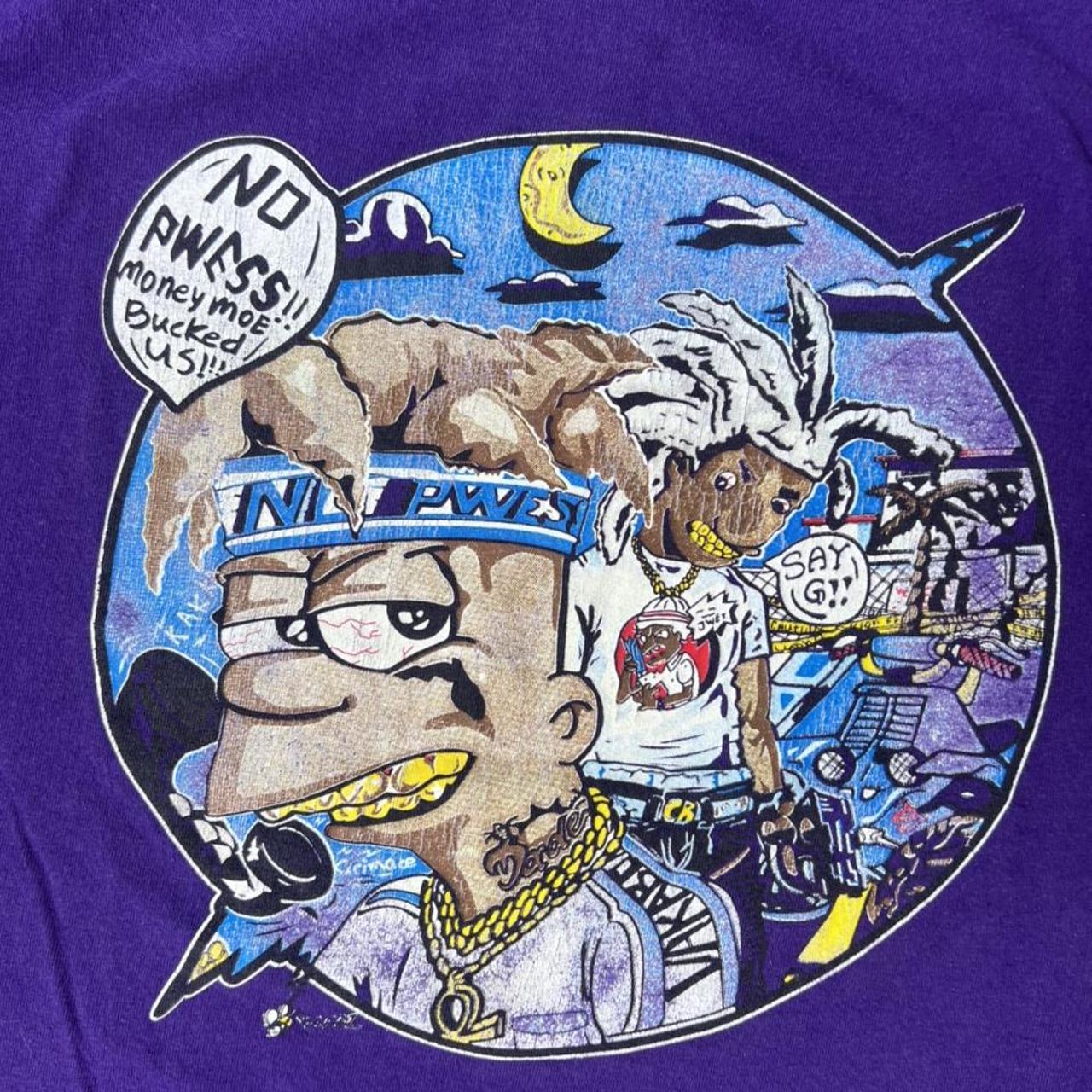 No Pwess Dade County Bart Simpson goons t-shirt on... - Depop