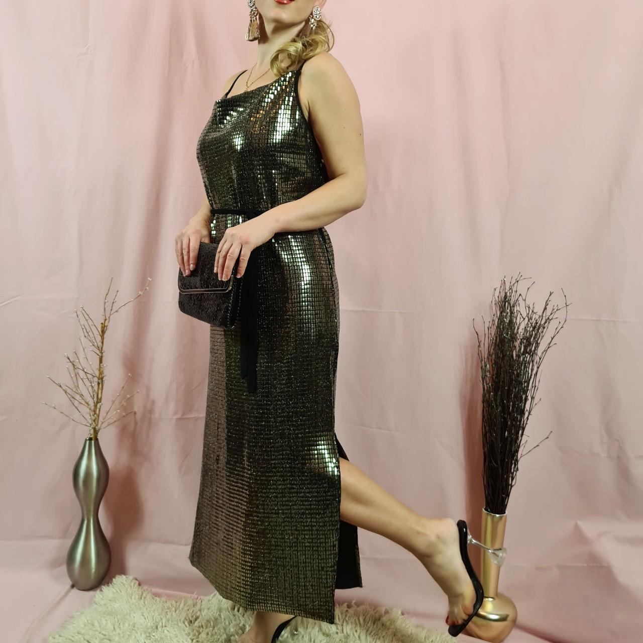 Asos gold sequin party dress ### BNNW ### size M... - Depop