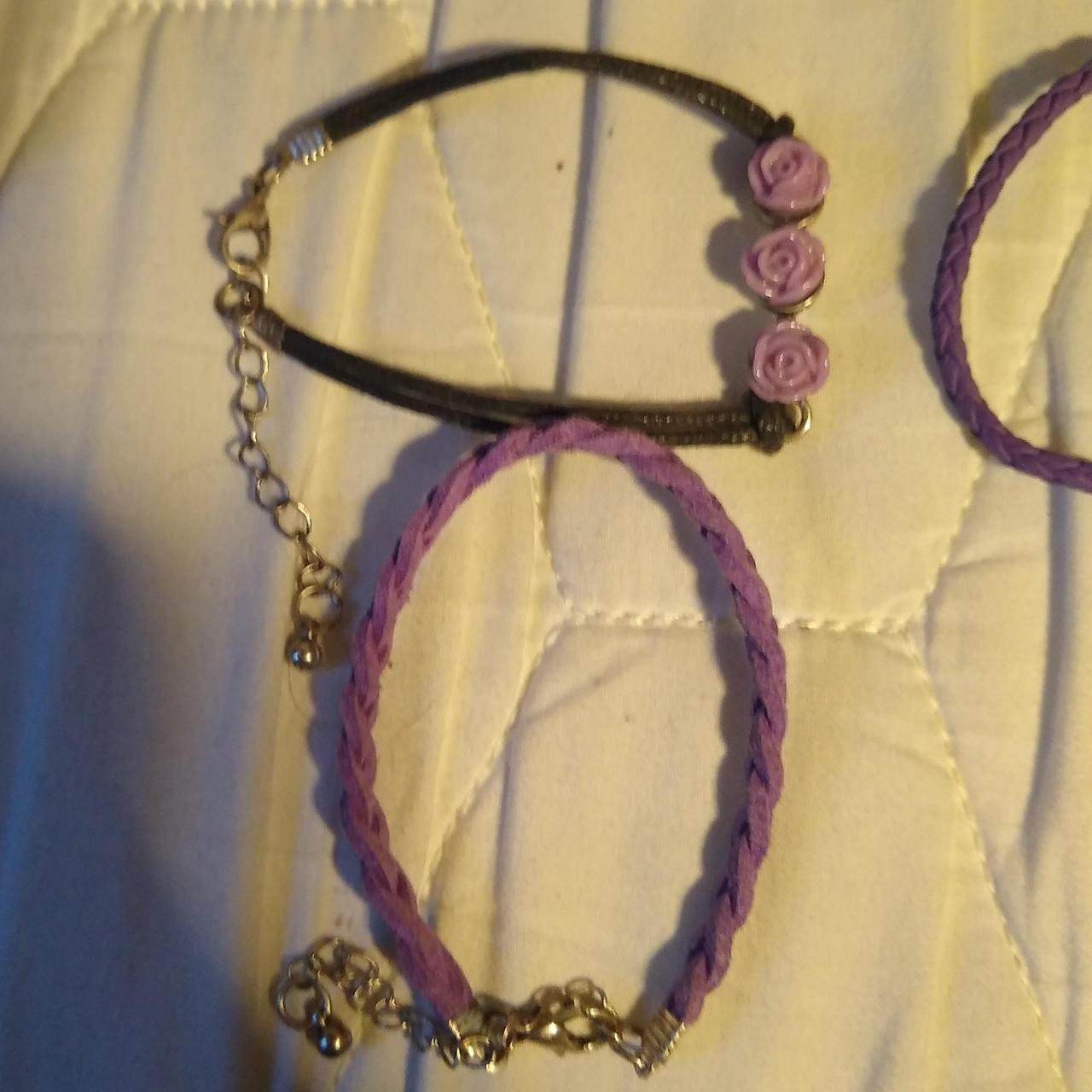 Bundle of 6 bracelets from Hot Topic in the 2010s.... - Depop