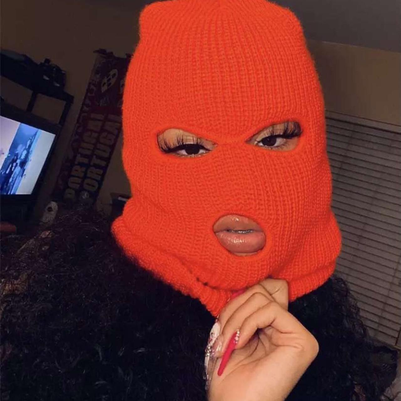 Red or Green Ski Mask/ Balaclava Beanie 😻😻 - high... | Depop