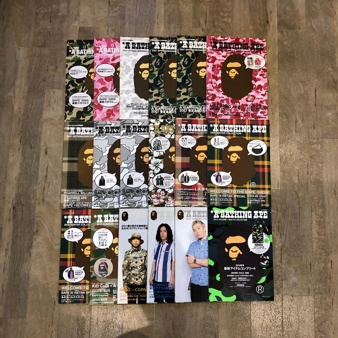 BAPE A Bathing Ape e-mook magazines, with stickers,... - Depop