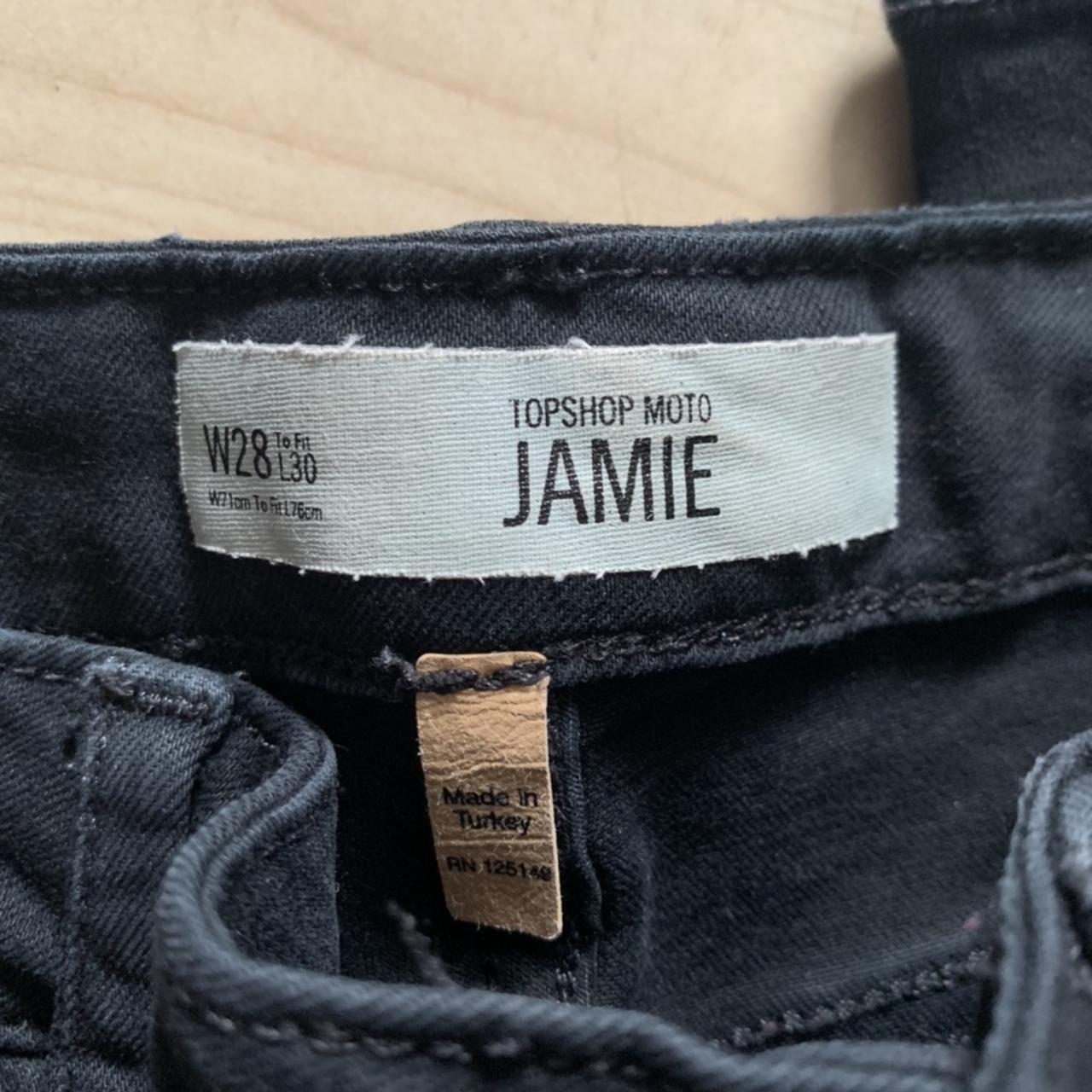 Super ripped black Jamie jeans - Depop