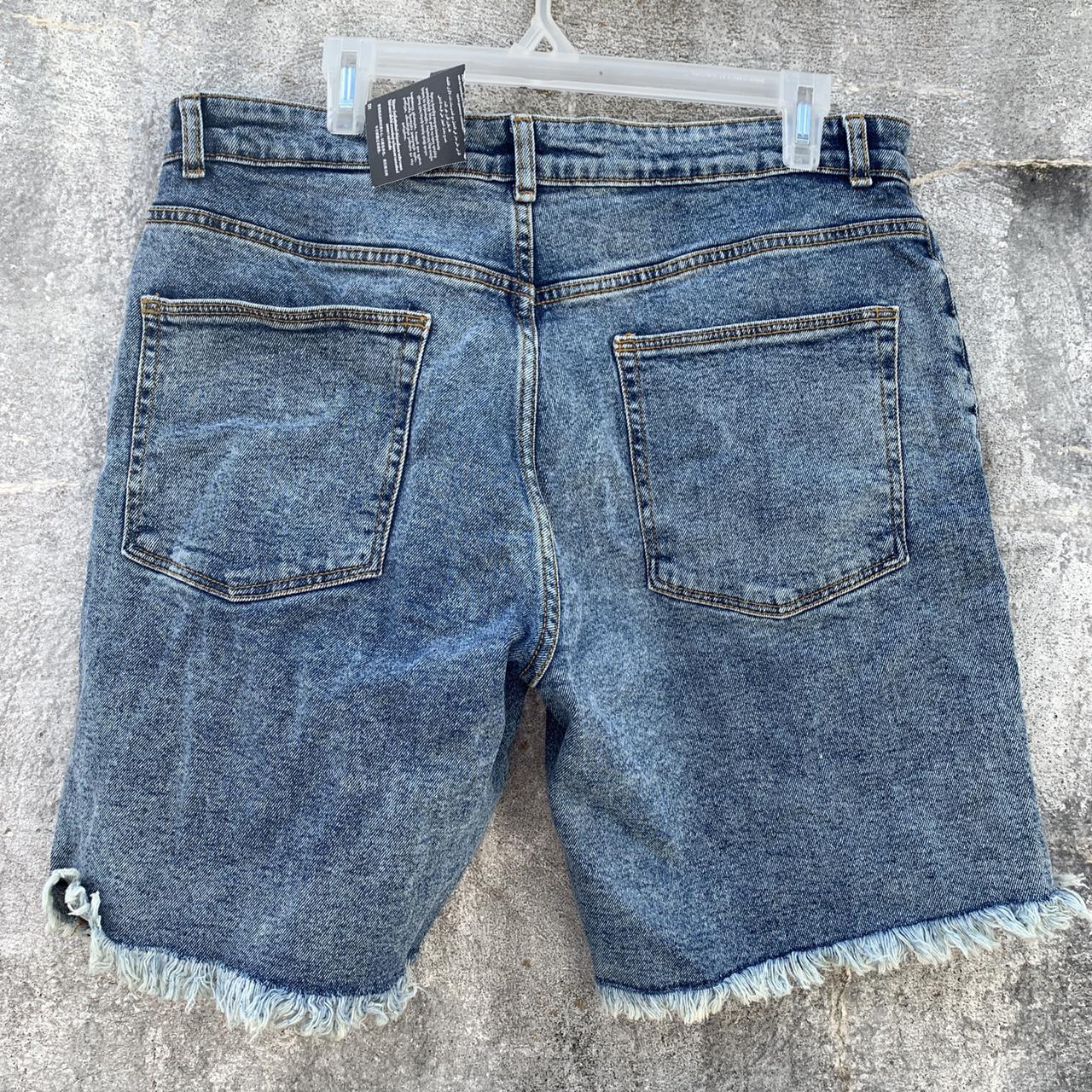 Cut off denim jean shorts. Never been worn. - Depop