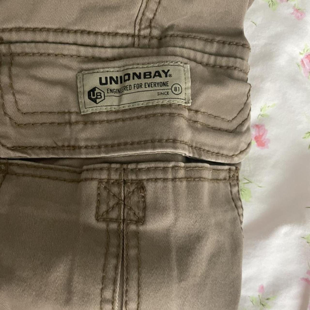 Vintage union bay khaki cargo shorts #unionbay... - Depop