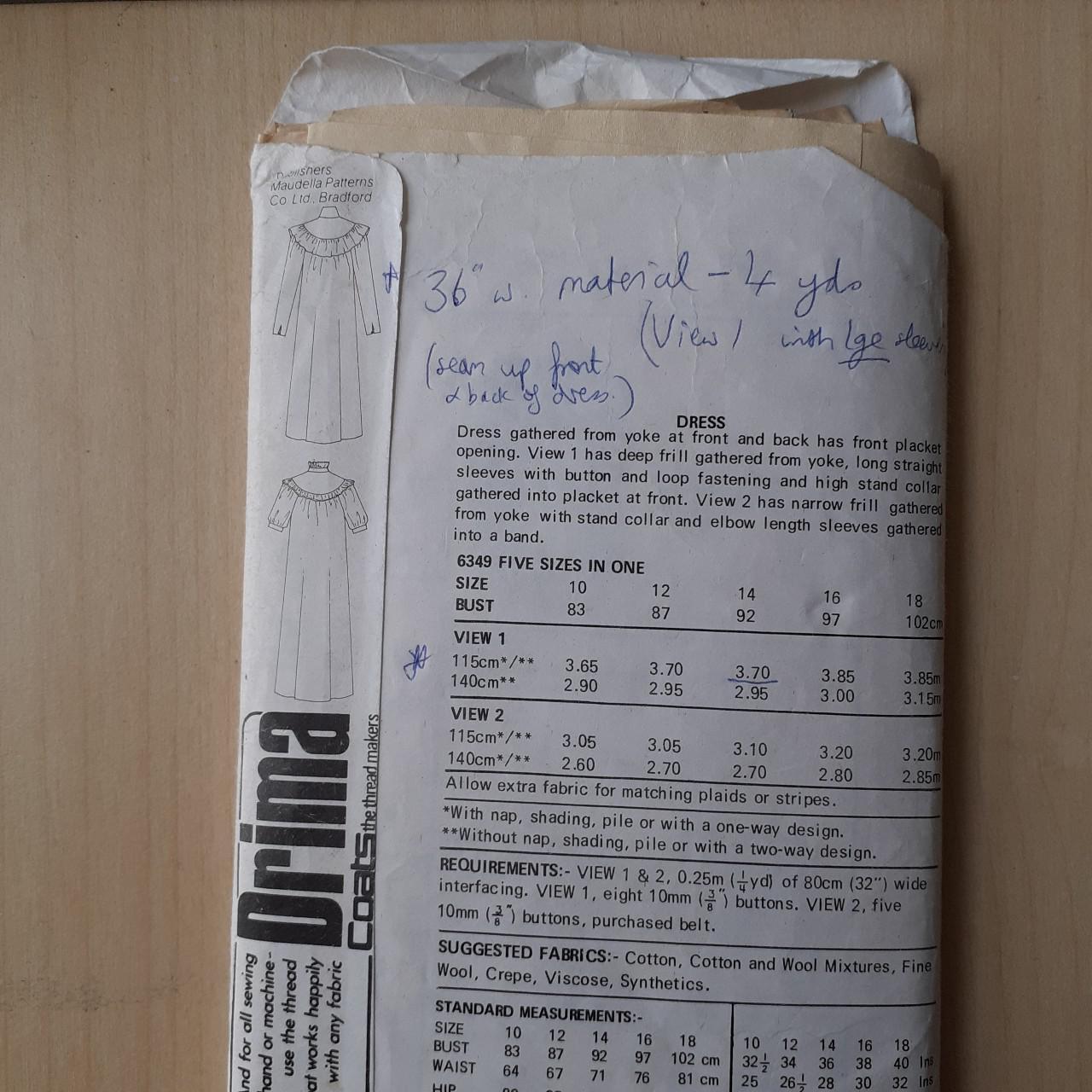 New Look 6349. Vintage dress sewing pattern. I have... - Depop