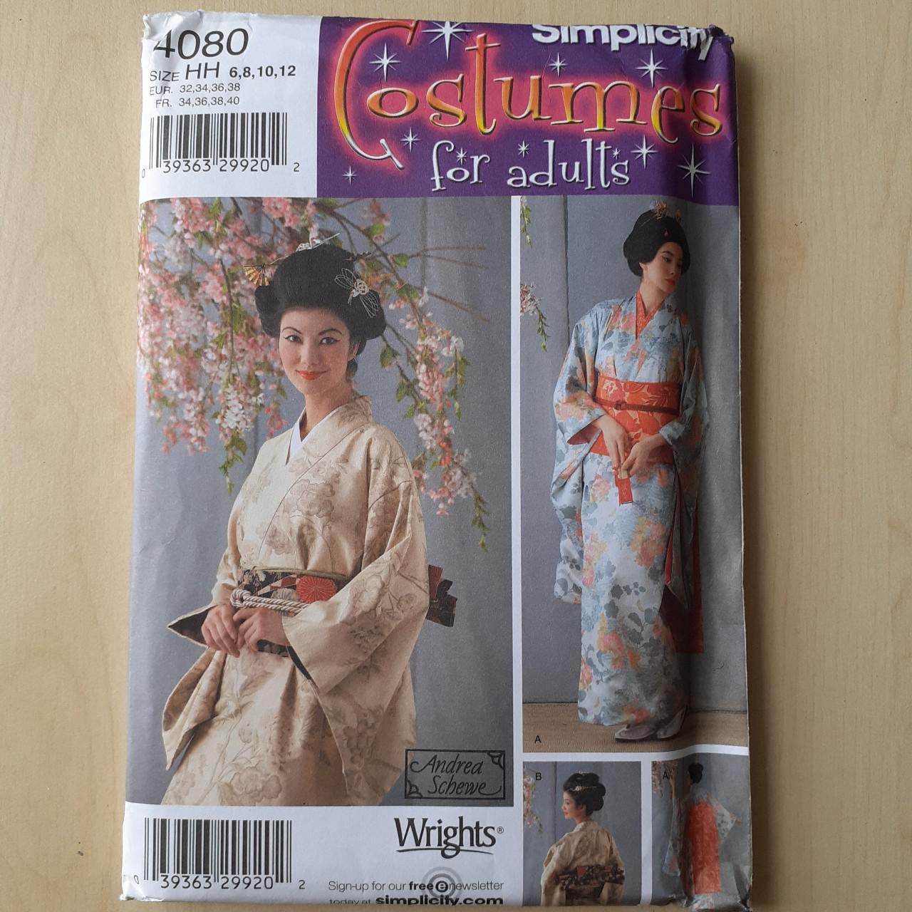Simplicity 4080 HH. Costume kimono sewing pattern.... - Depop