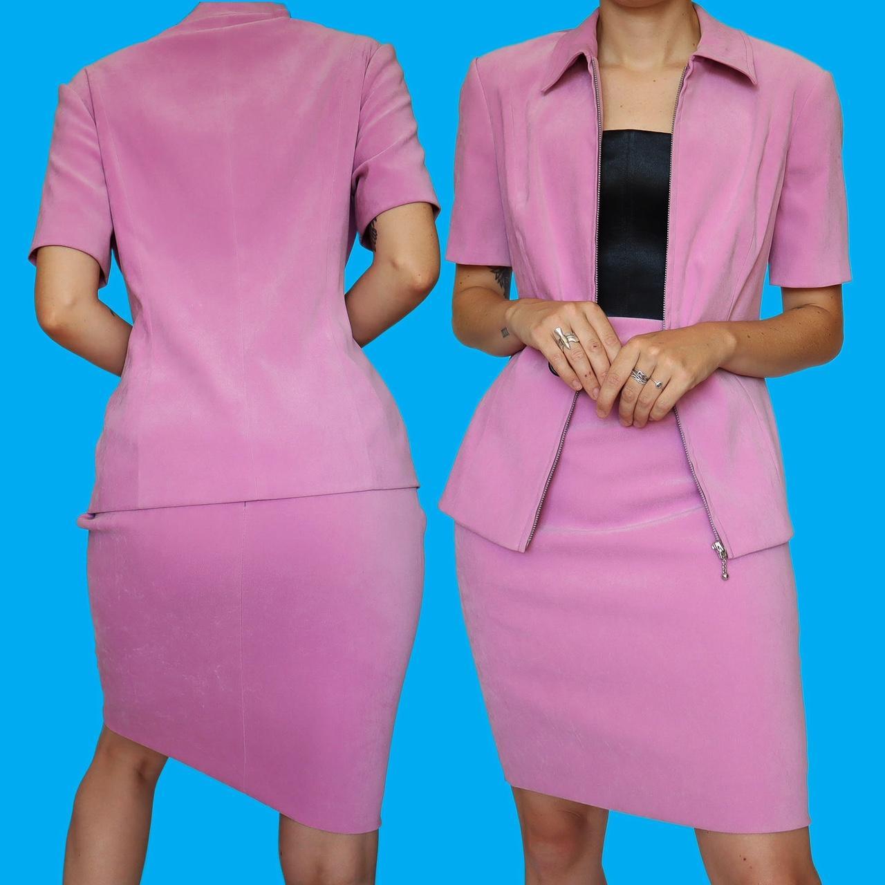 Women's Pink Suit | Depop