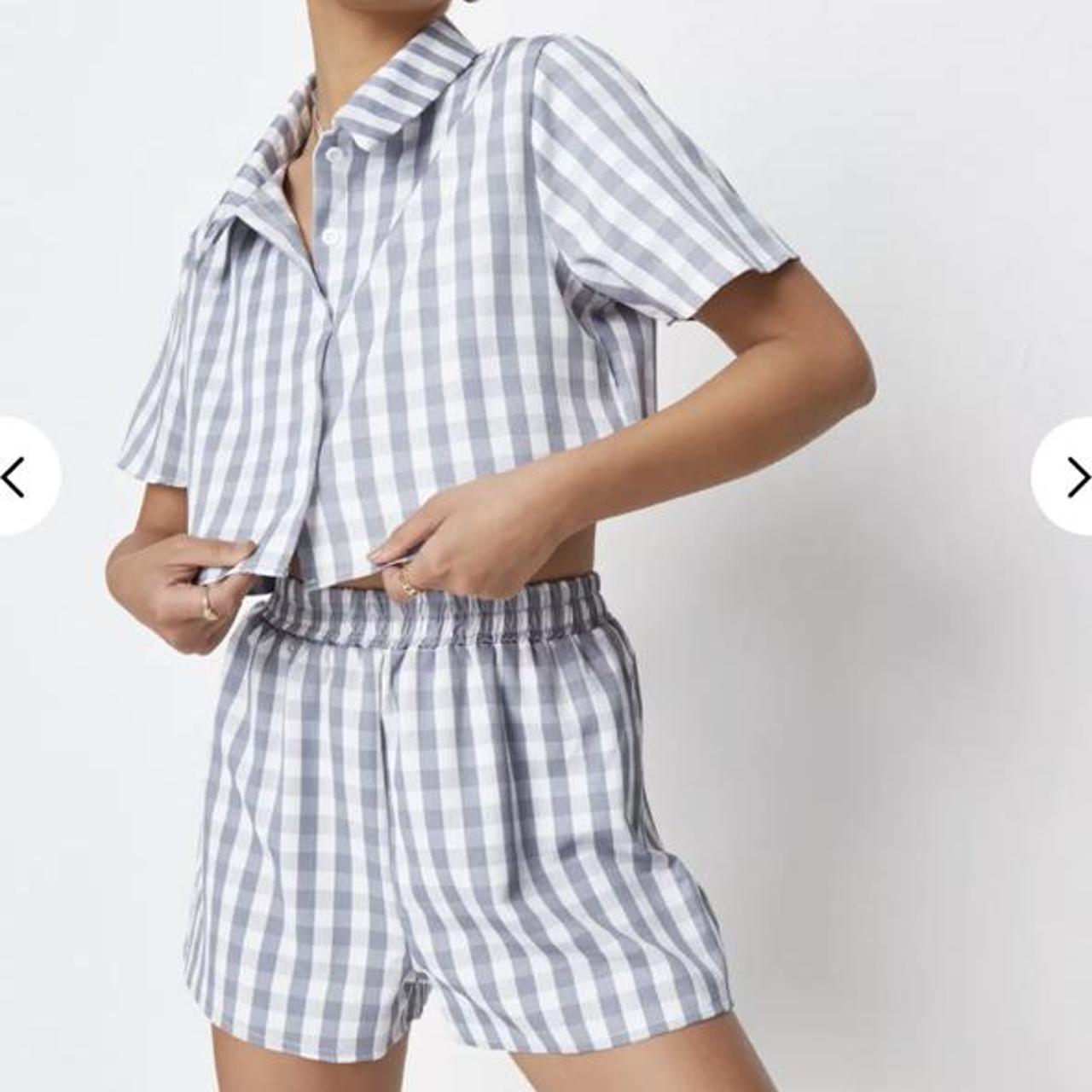 outfit bundle Missguided gingham set (NWT) WITH... - Depop