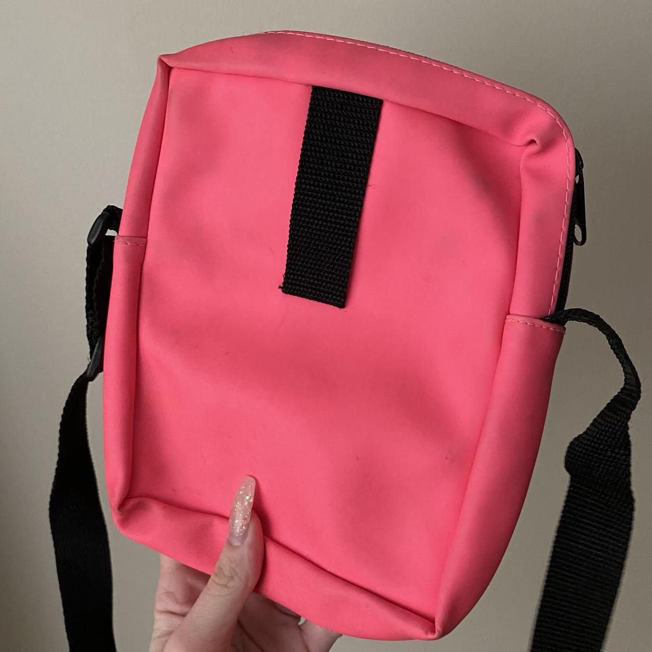 Neon pink Speedo crossbody bag Light scuffs throughout - Depop