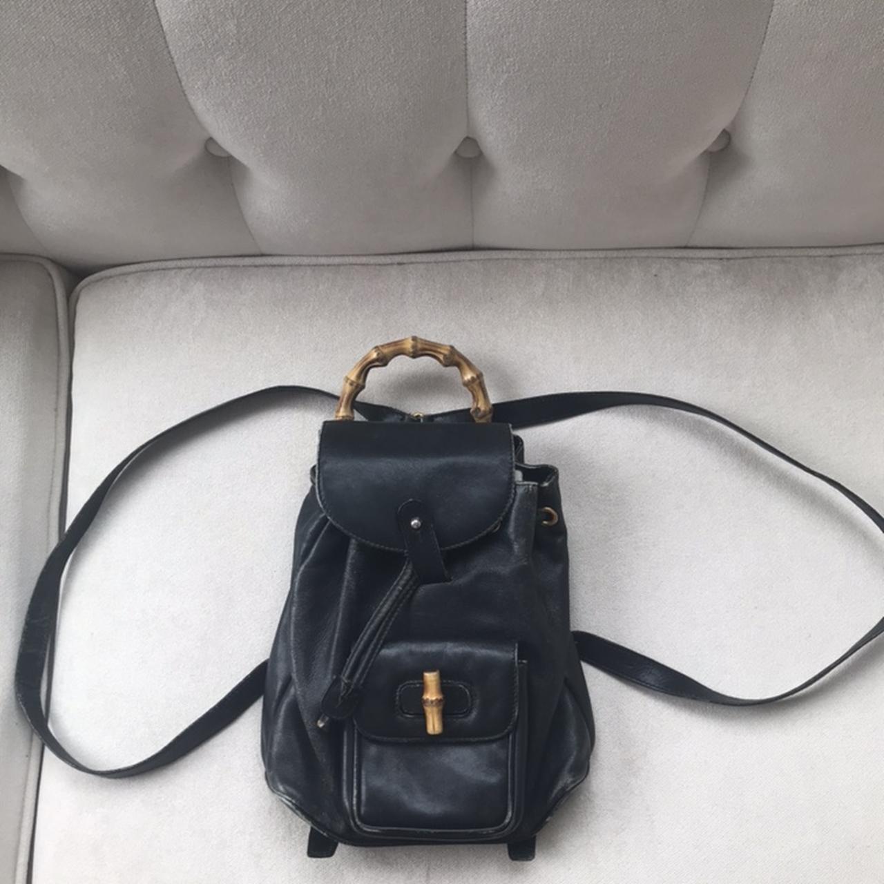Gucci Bamboo mini backpack #vintage #y2k - Depop