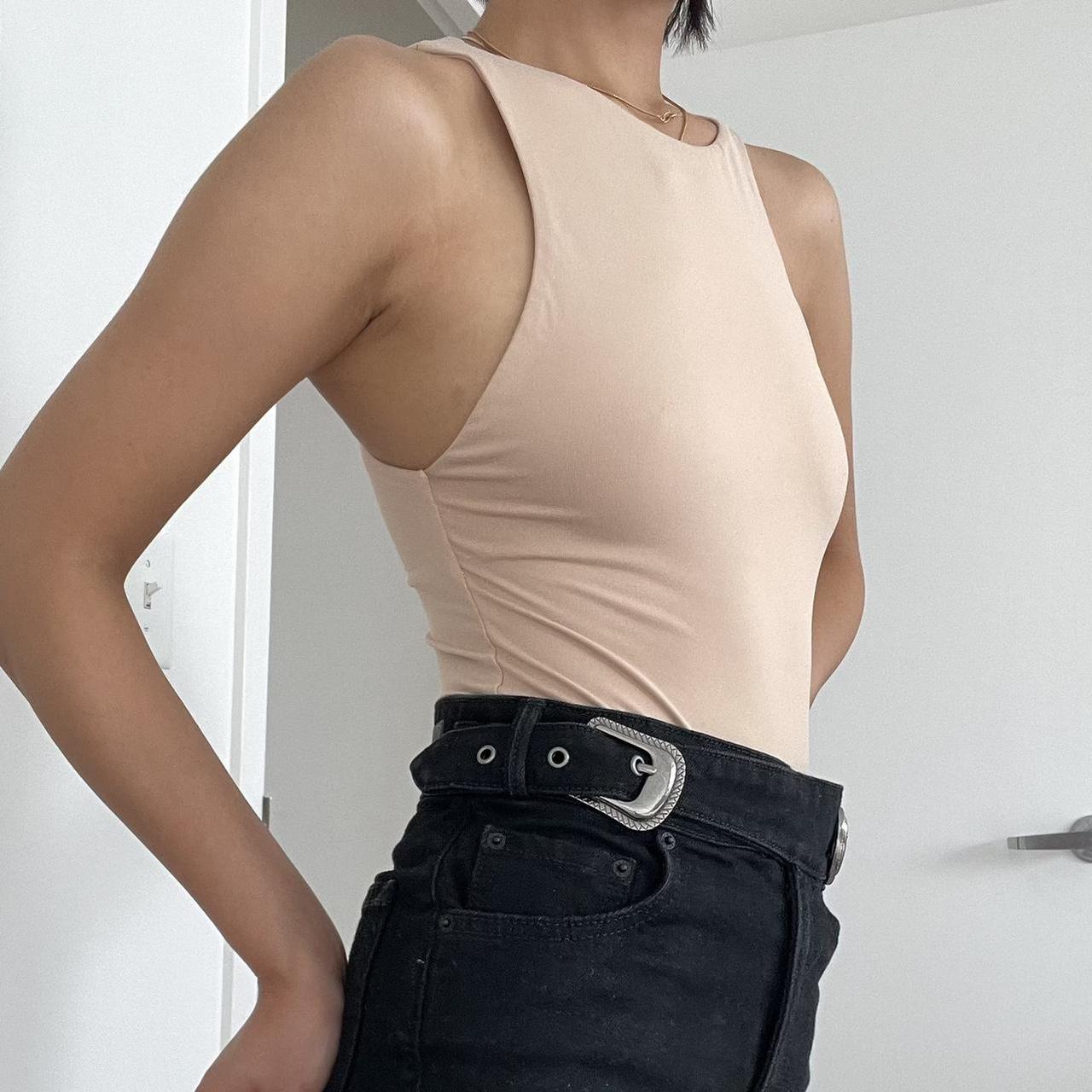 ZARA skims skin color bodysuit Size XS, no stain,... - Depop