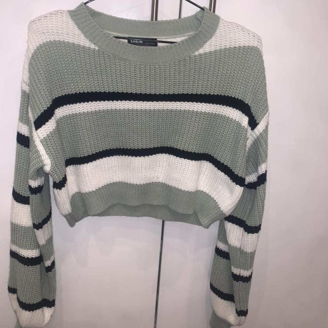 Shein Knitted crop jumper. Size small. Never been worn. - Depop