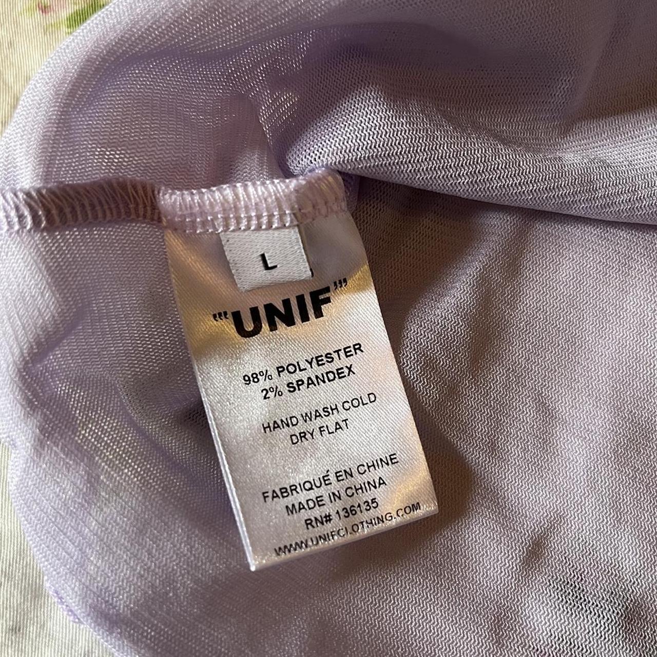 unif lilac mars top size large brand new. never... - Depop