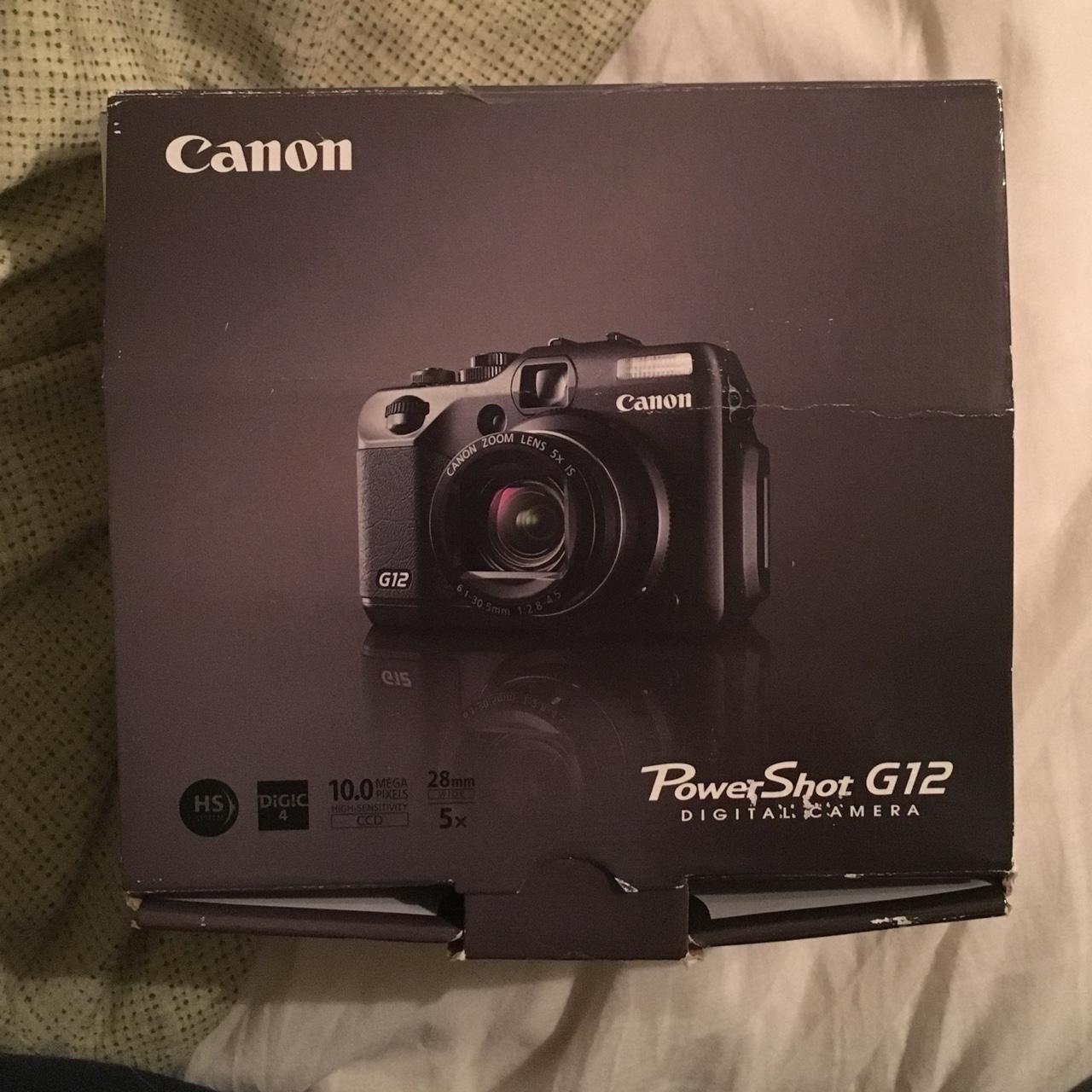 Canon PowerShot G12. Barely used. With box, cords,... | Depop