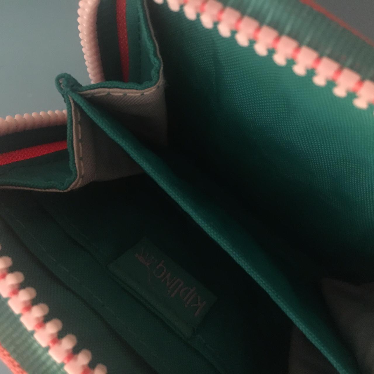 Kipling purse‼️ Green with orange trim Perfect for... - Depop