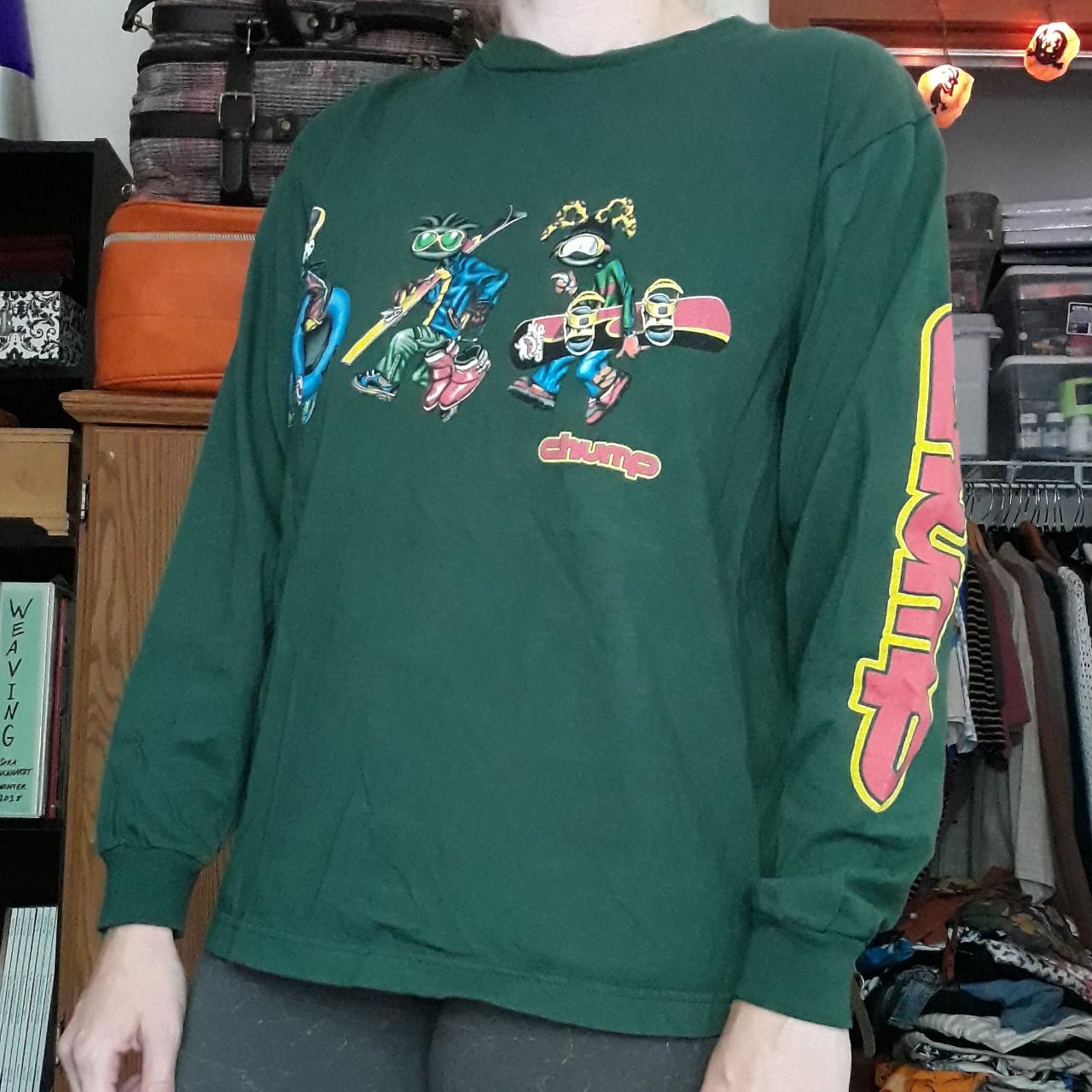 Vintage 90s Chump snowboarding ants (?) kids... - Depop