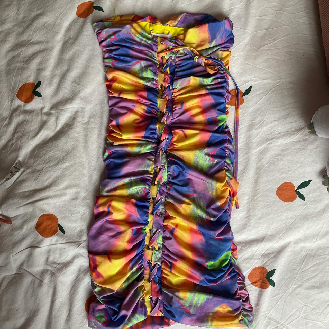 Elsie and Fred tye dye dress, worn once, so stunning... - Depop
