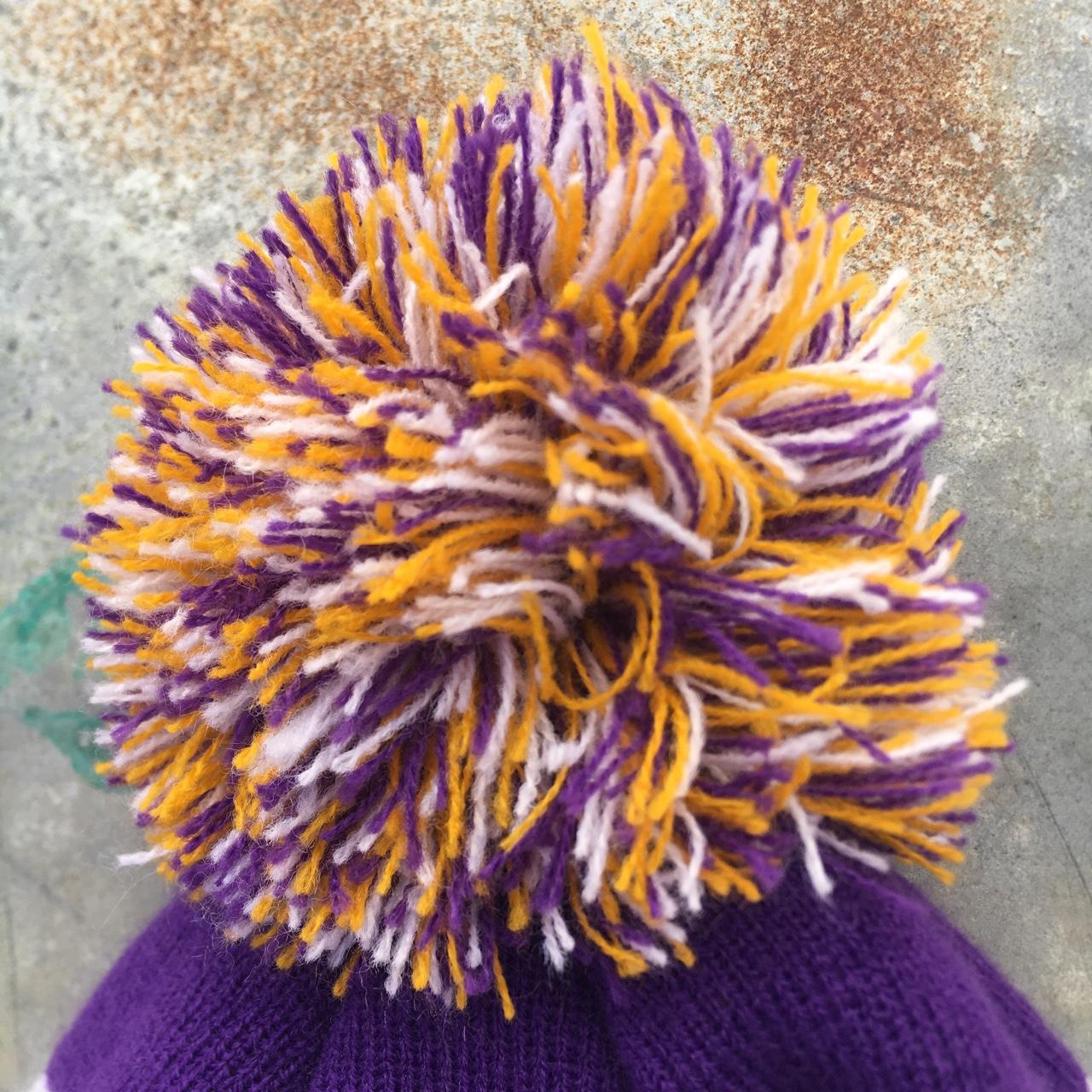 FREE SHIPPING Minnesota Vikings pom-pom beanie... - Depop