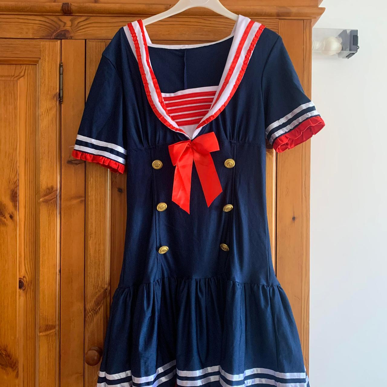 Fancy dress sailor dress outfit - would say it is a... - Depop
