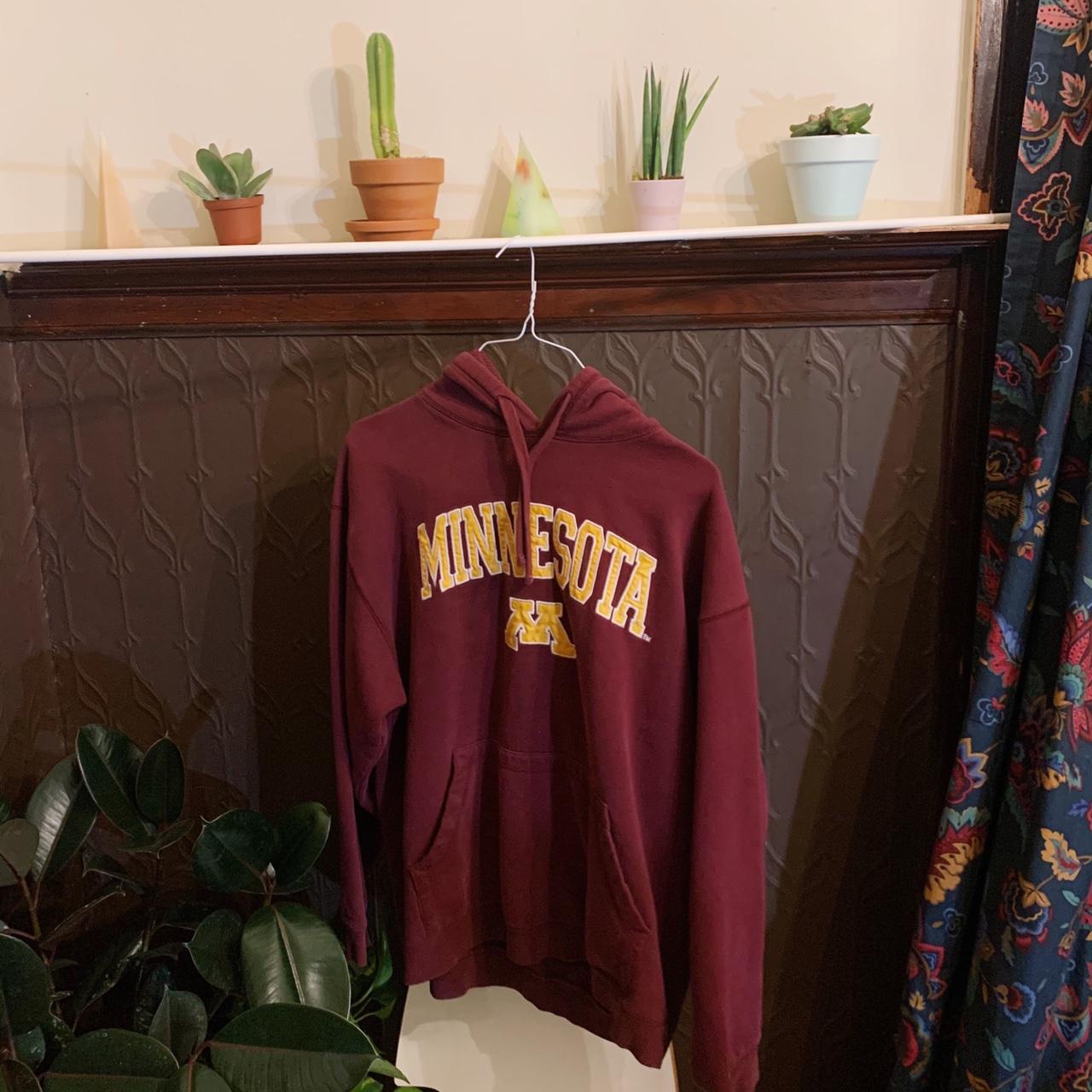 University of Minnesota Large Hoodie Gophers... - Depop