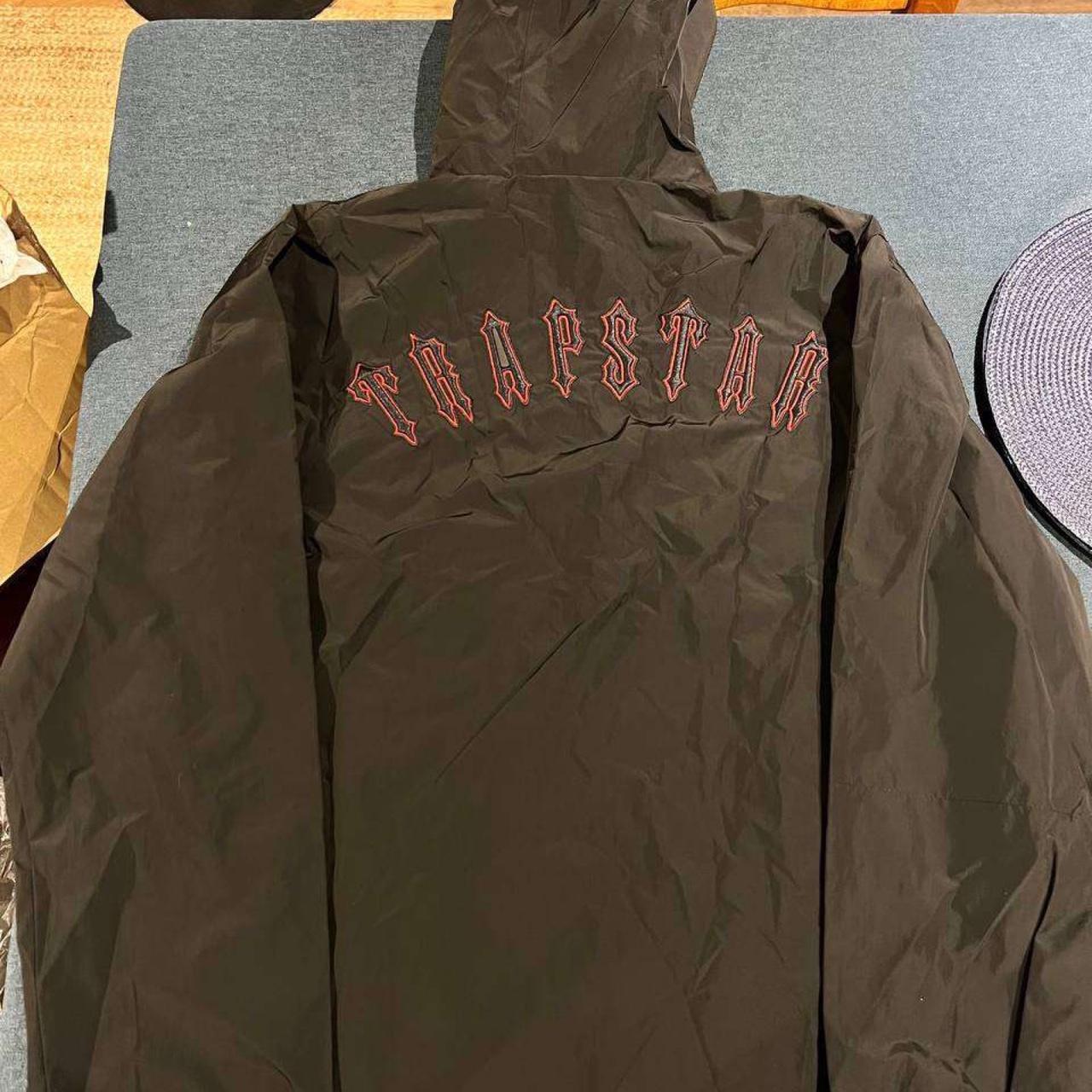Trapstar Black Red Windbreaker Coat Jacket brand new... - Depop