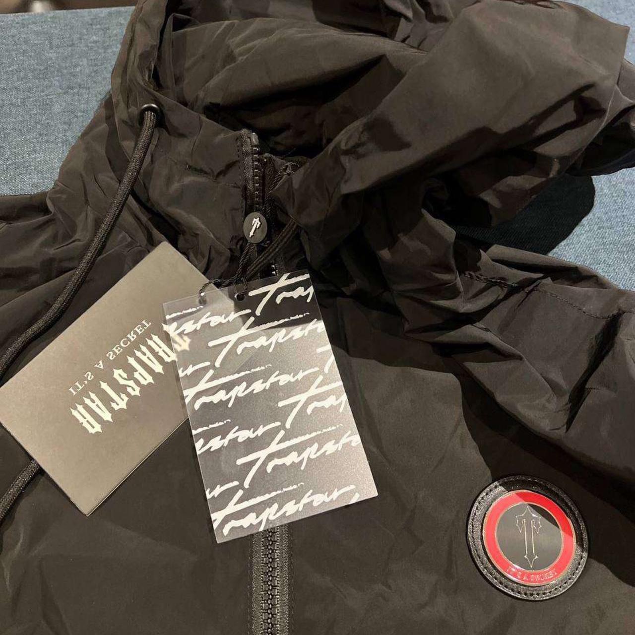 Trapstar Black Red Windbreaker Coat Jacket brand new... - Depop