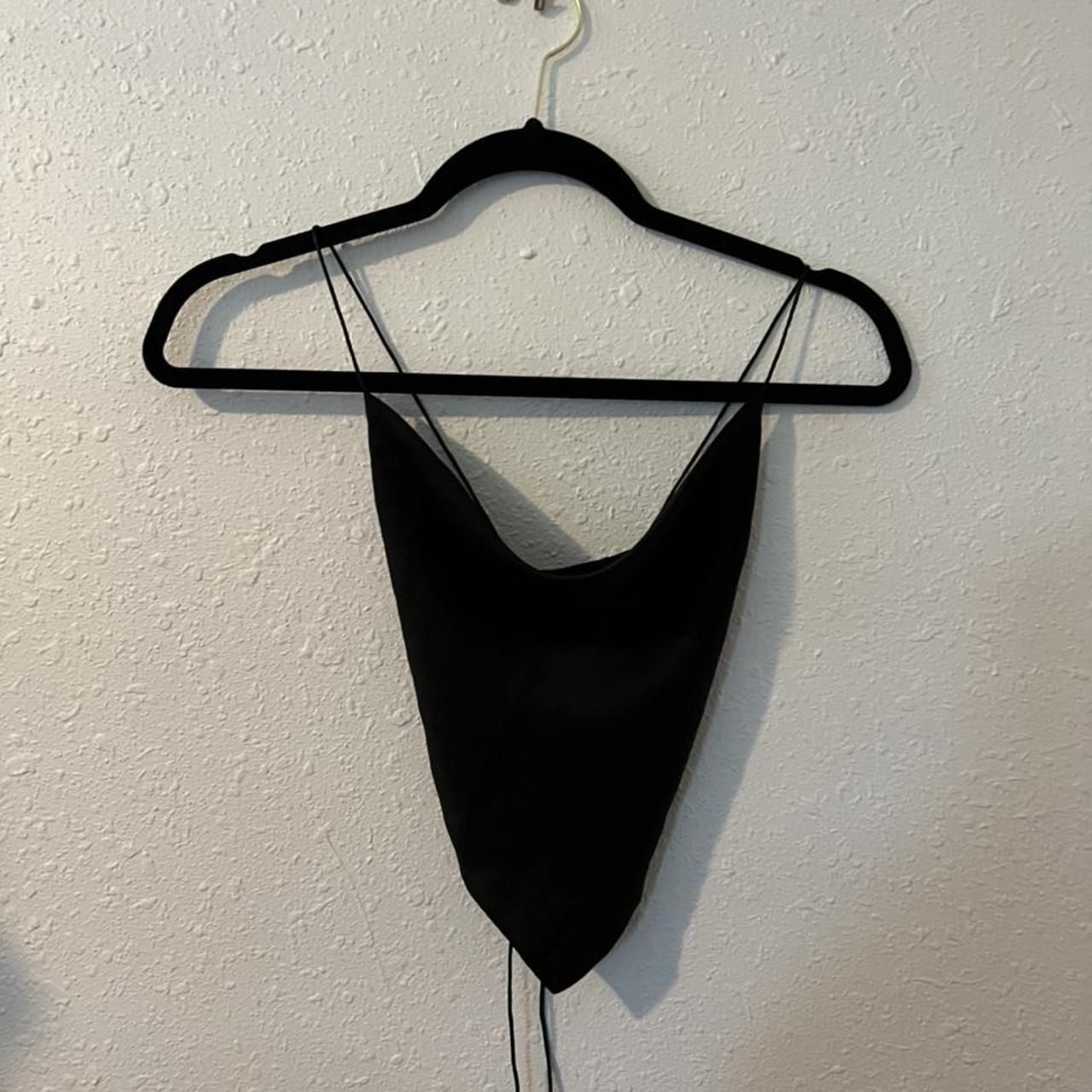 princess Polly julia scowl neck black strappy... - Depop