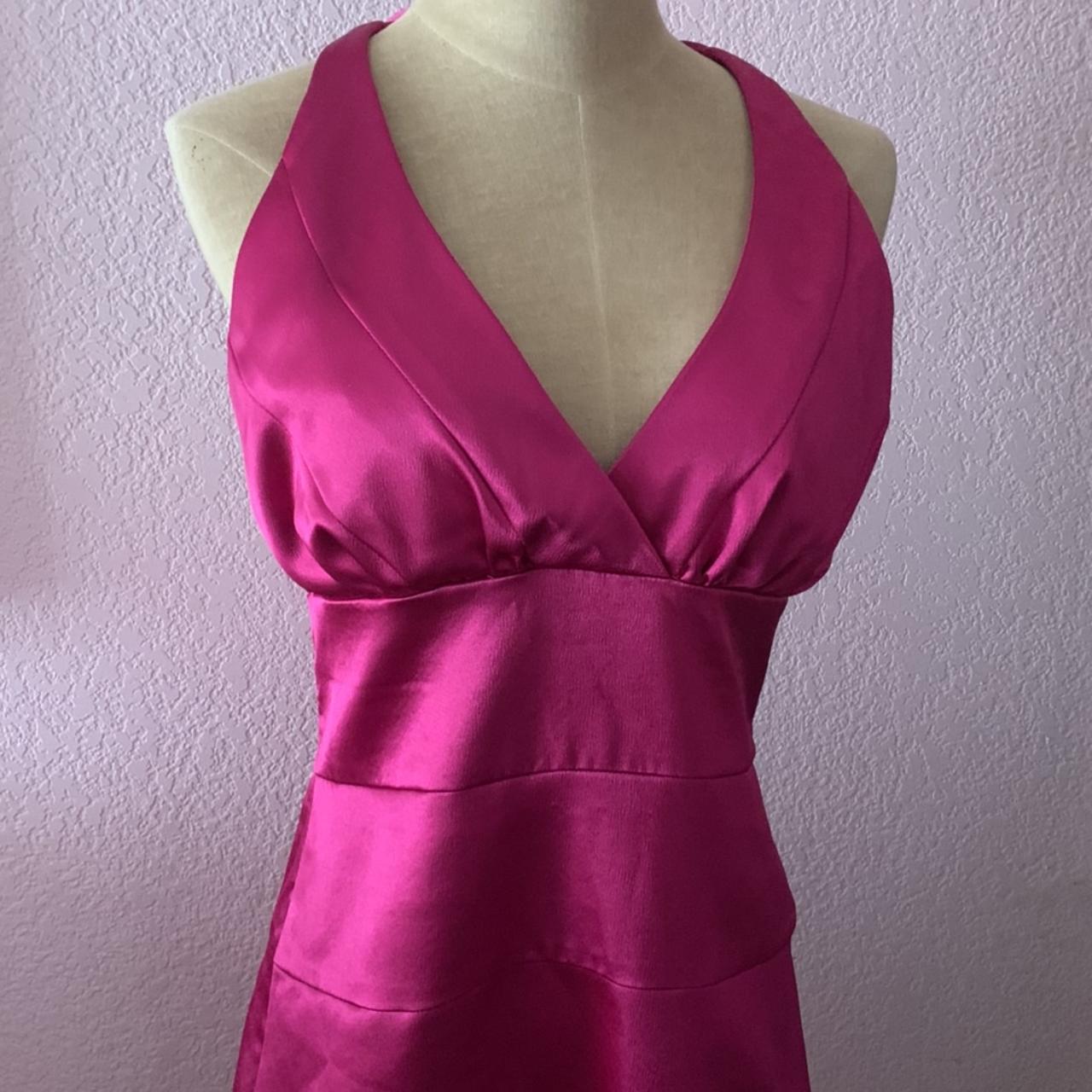 Very cute magenta party dress prom size 9 Style :... | Depop
