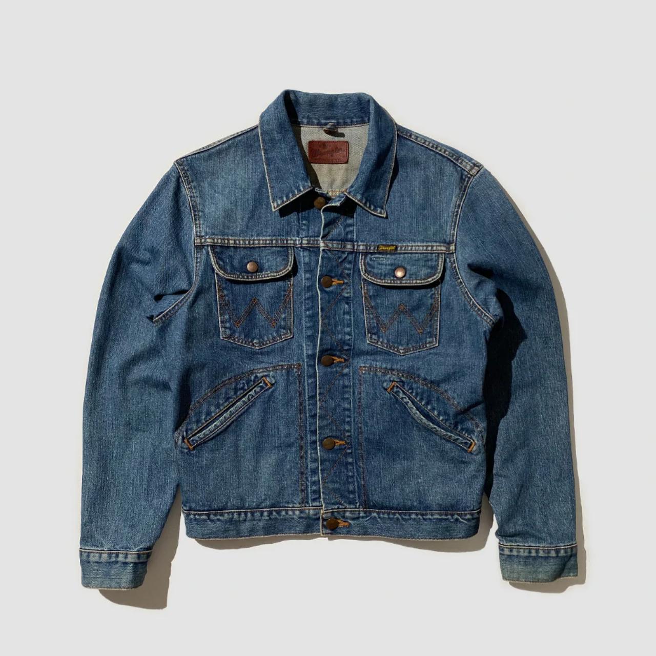 WRANGLER F4200 4 POCKET DENIM JACKET -... - Depop
