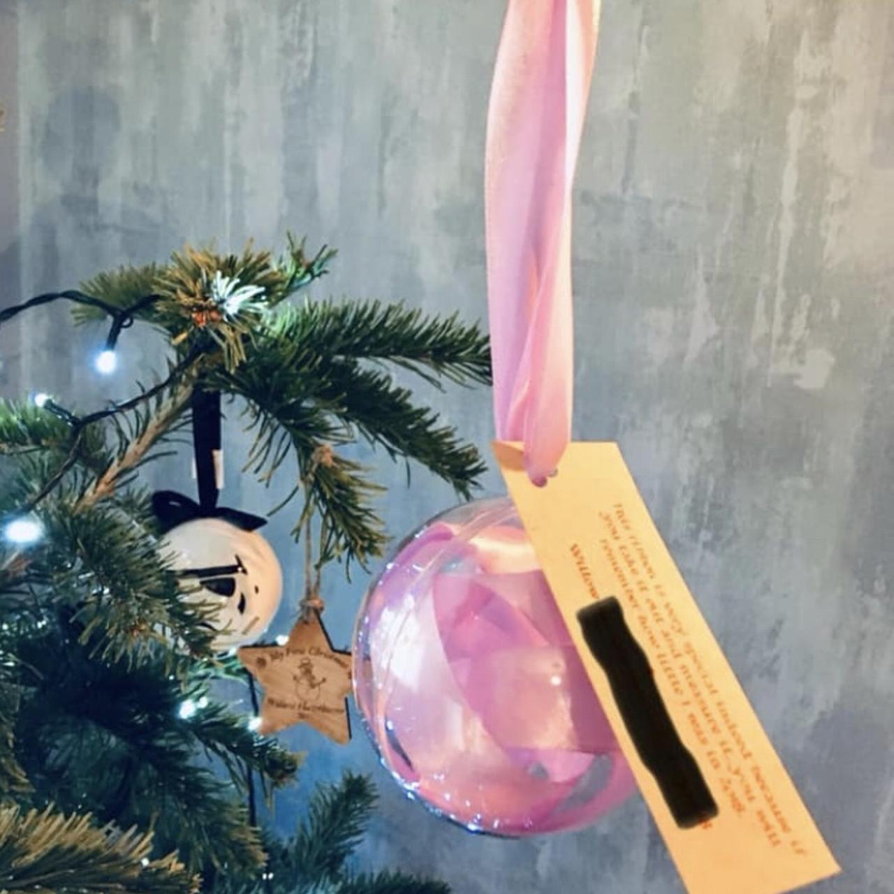 Personalised height ribbon bauble. Ideal gift, all... - Depop