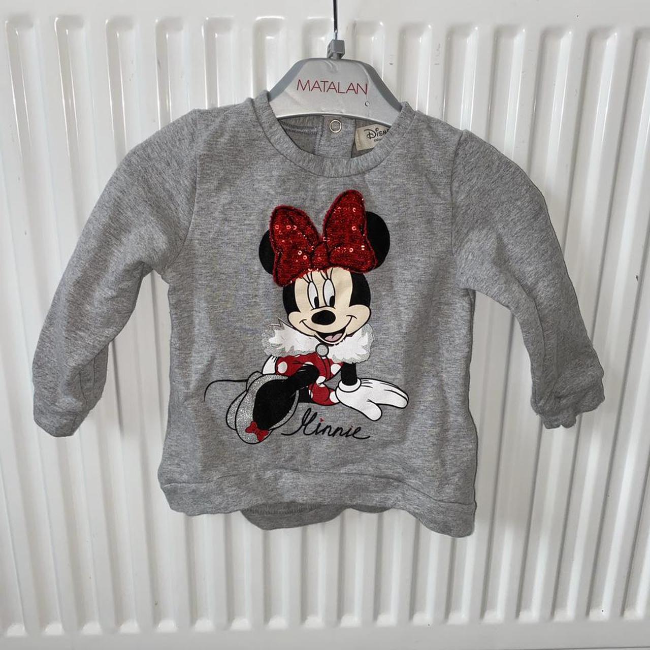 Girls Minnie Mouse EMC jumper Excellent condition... - Depop