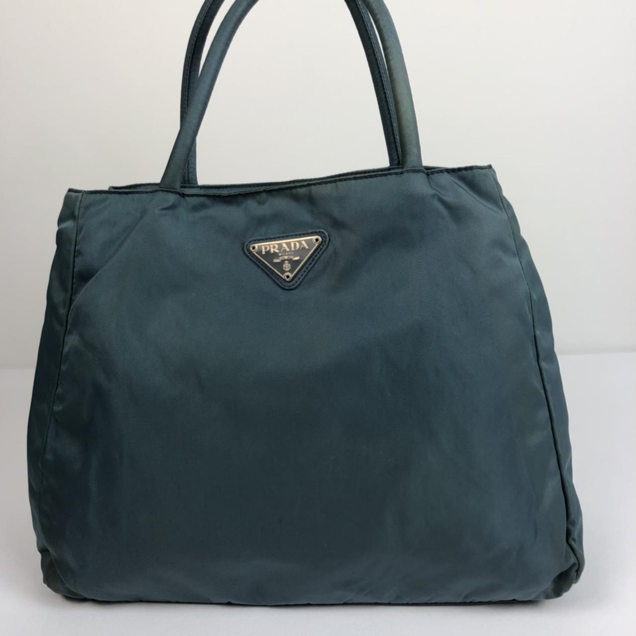 Prada tessuto nylon tote bag Vintage Discoloring... - Depop