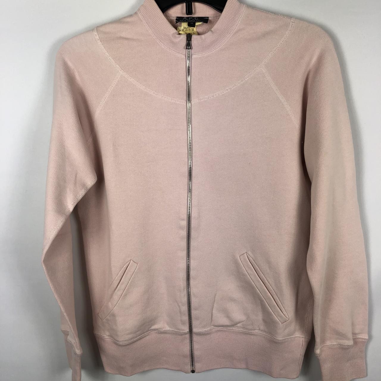 APC Pink zip jacket Best fits a size S Older... | Depop