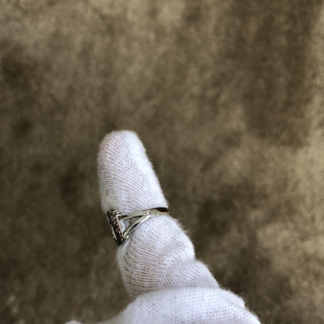 Dior encrusted logo ring size 9 Missing... - Depop