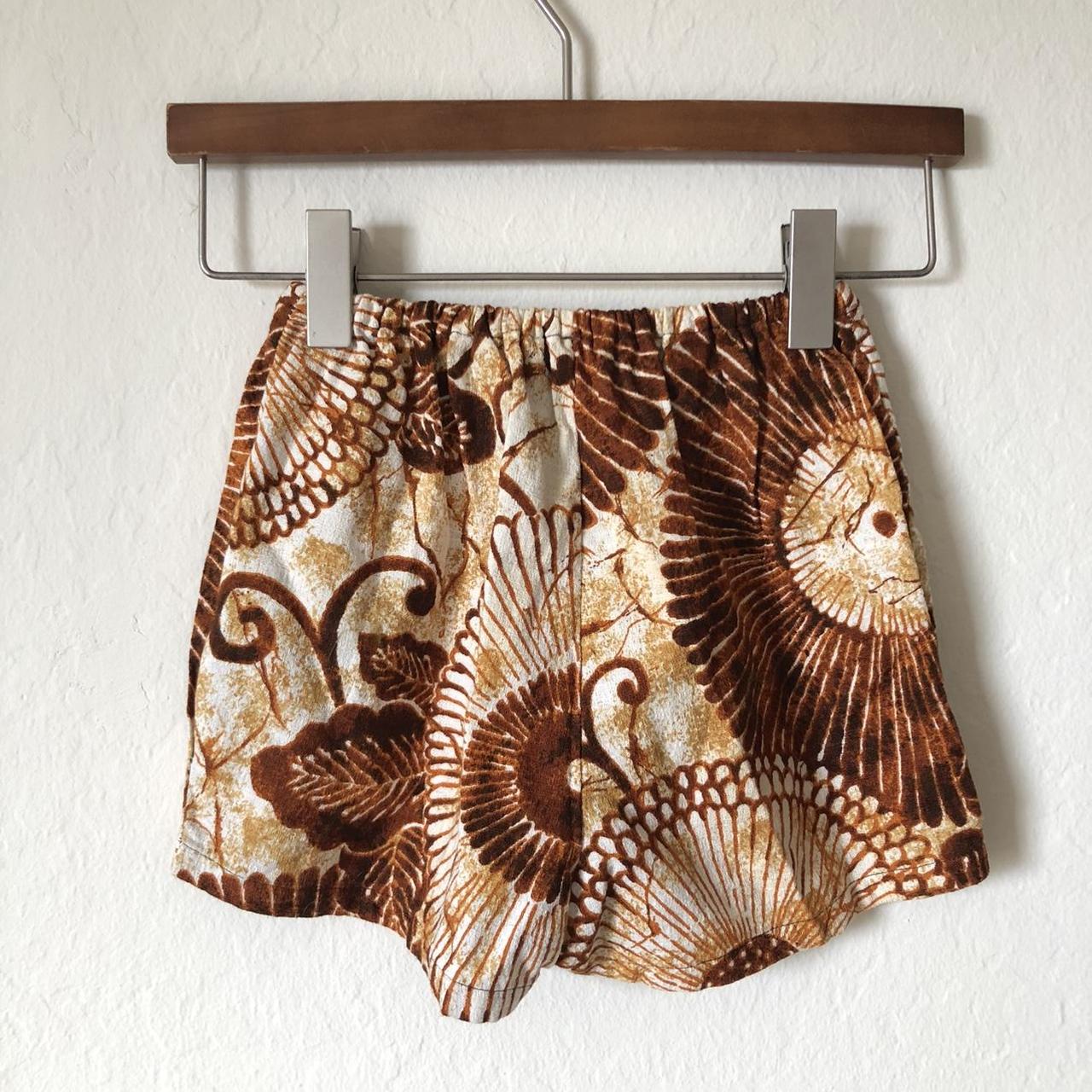Vintage tiki shorts Hawaiian Polynesian 60s mod... - Depop
