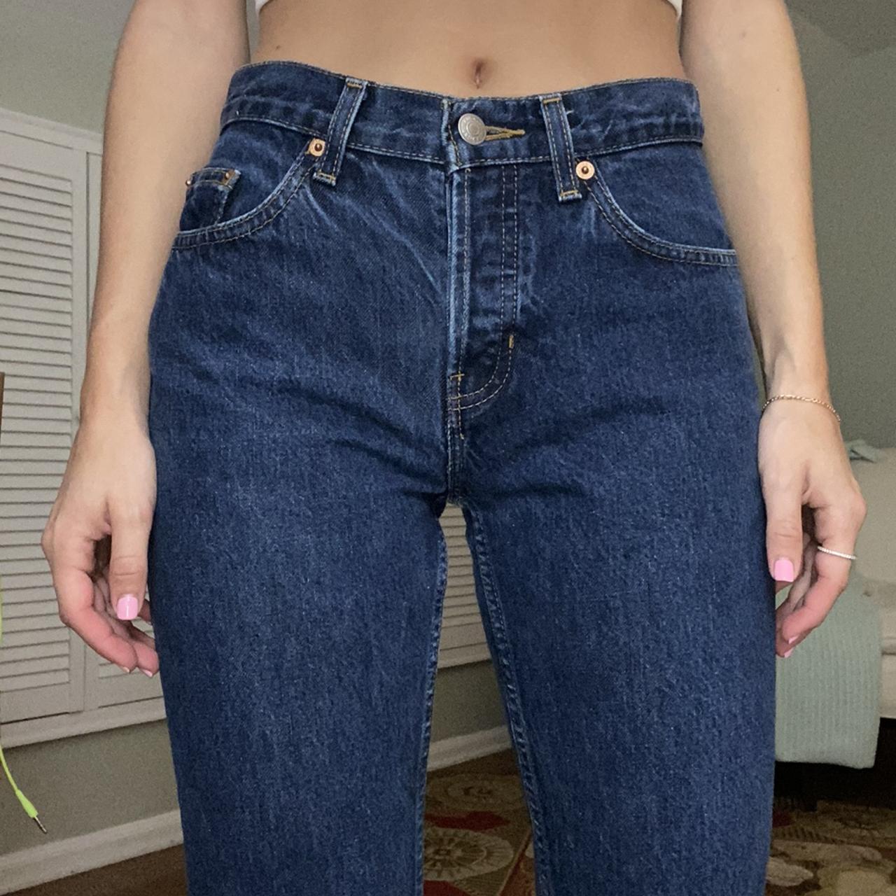 Vintage Gap High Waisted Jeans. - Labeled as a 2.... - Depop