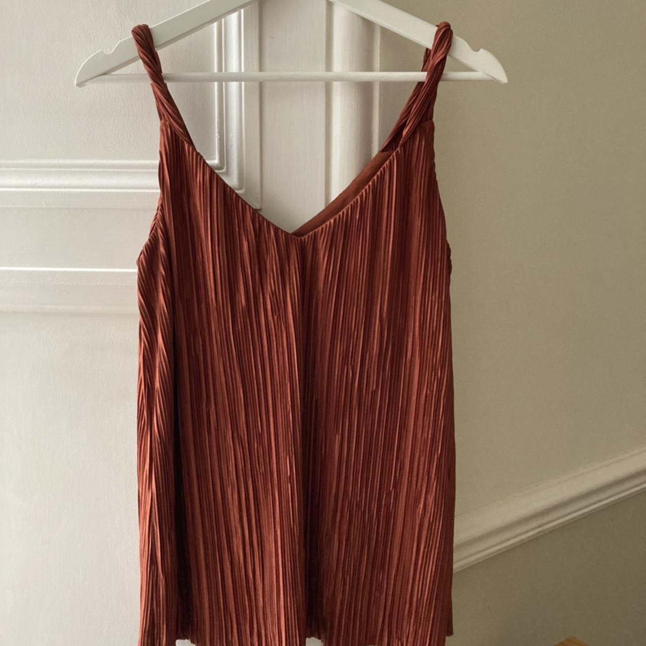 Beautiful rusty orange top from warehouse Would fit... - Depop