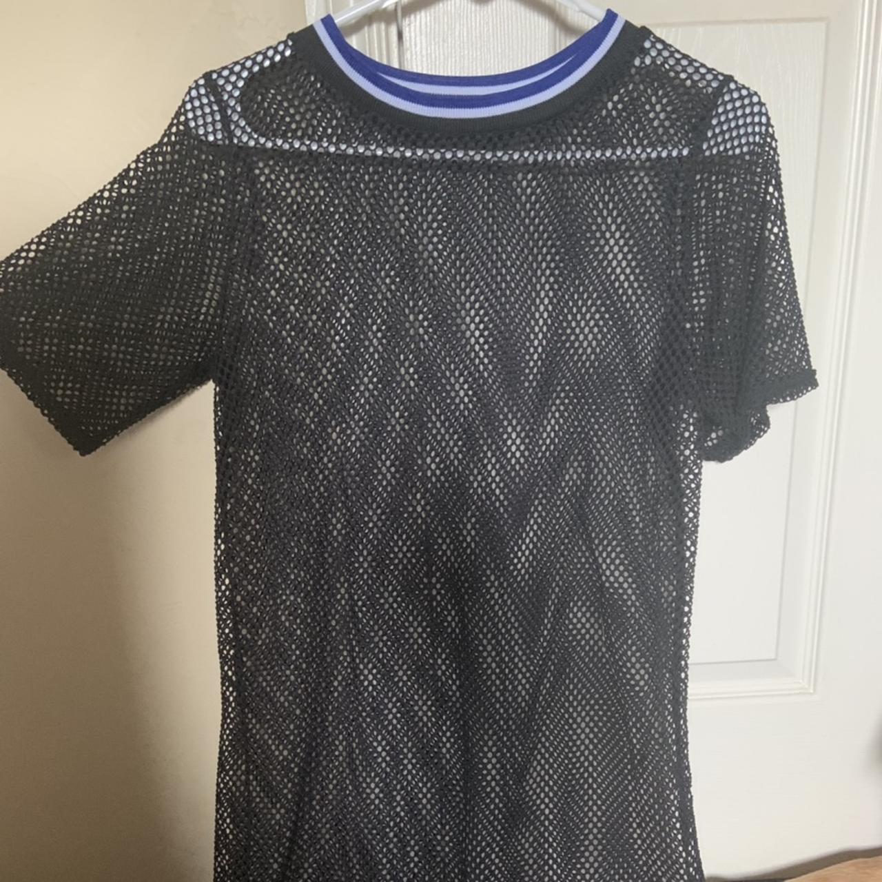 Oversized fishnet t shirt, size 4. Good for someone... - Depop