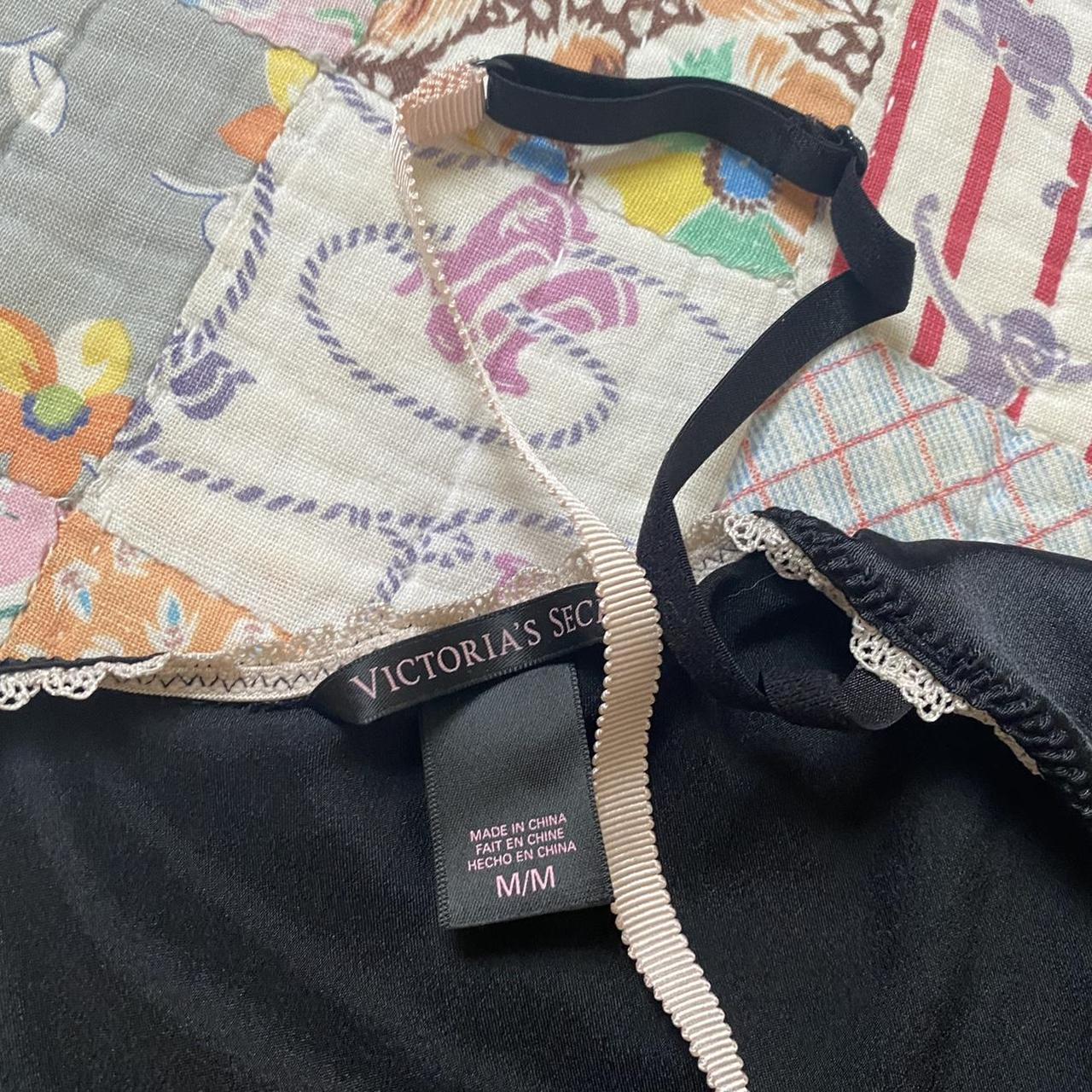 Black Satin Victoria Secret Mini Slip Dress With Depop
