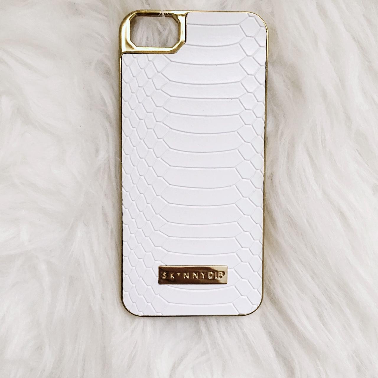 Skinny Dip gold and white iPhone 5 case. Never used.... - Depop