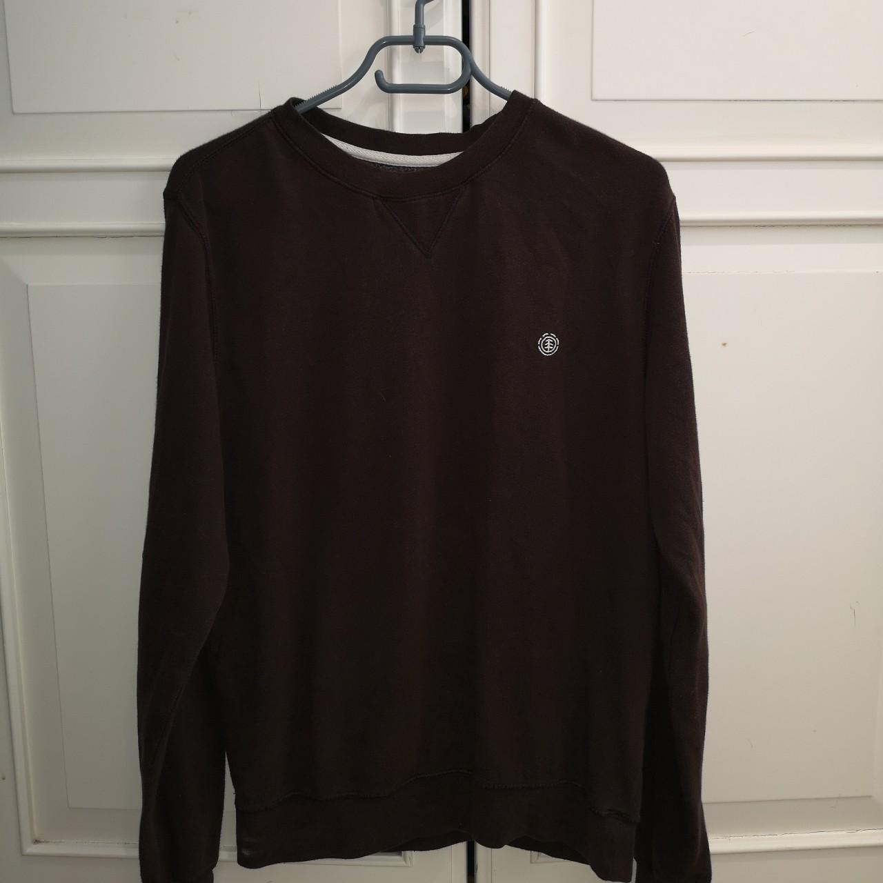 Brown element jumper. Size small. Shipped first class. - Depop