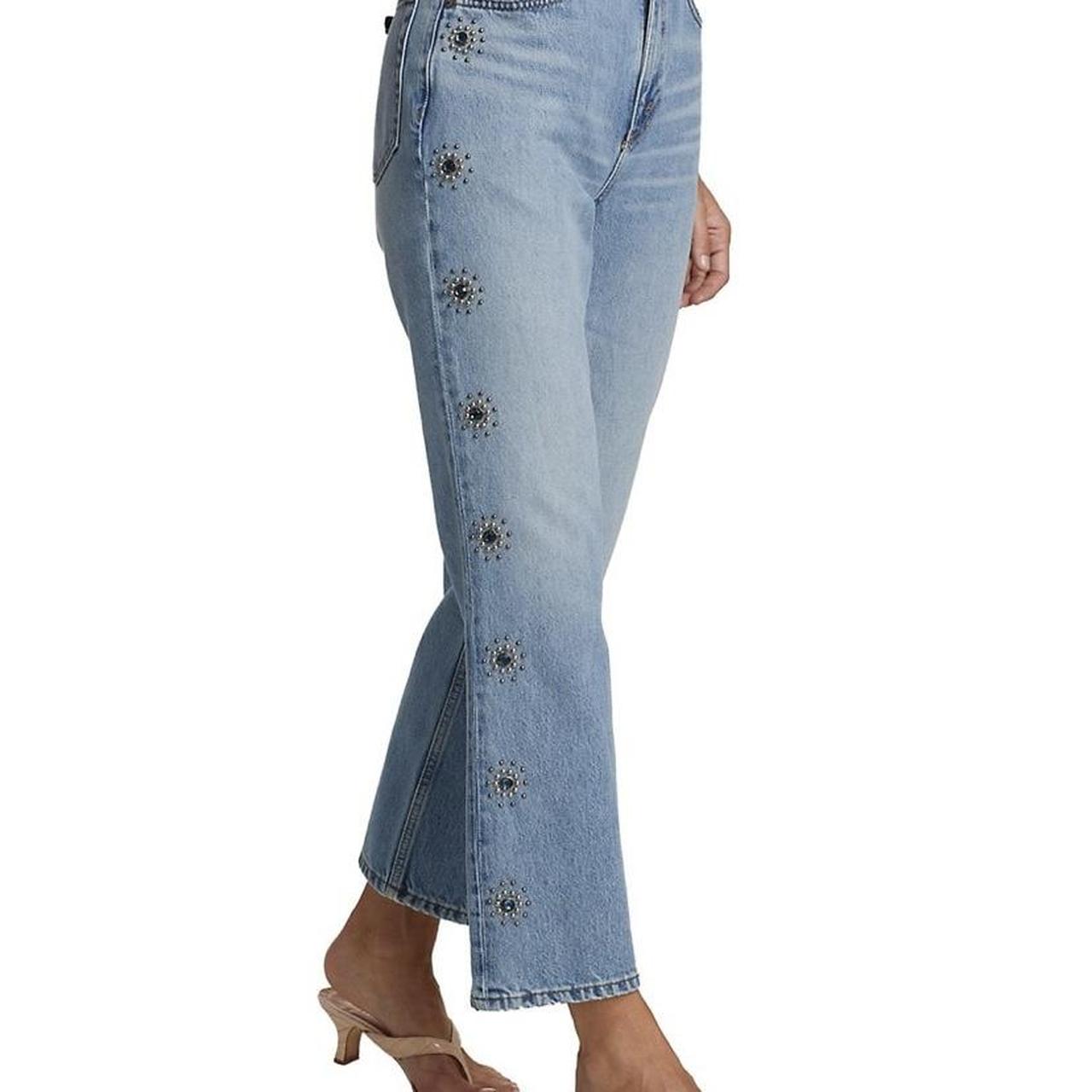 Redone Denim '70s Loose Flare Leg Jeans Indigo... | Depop