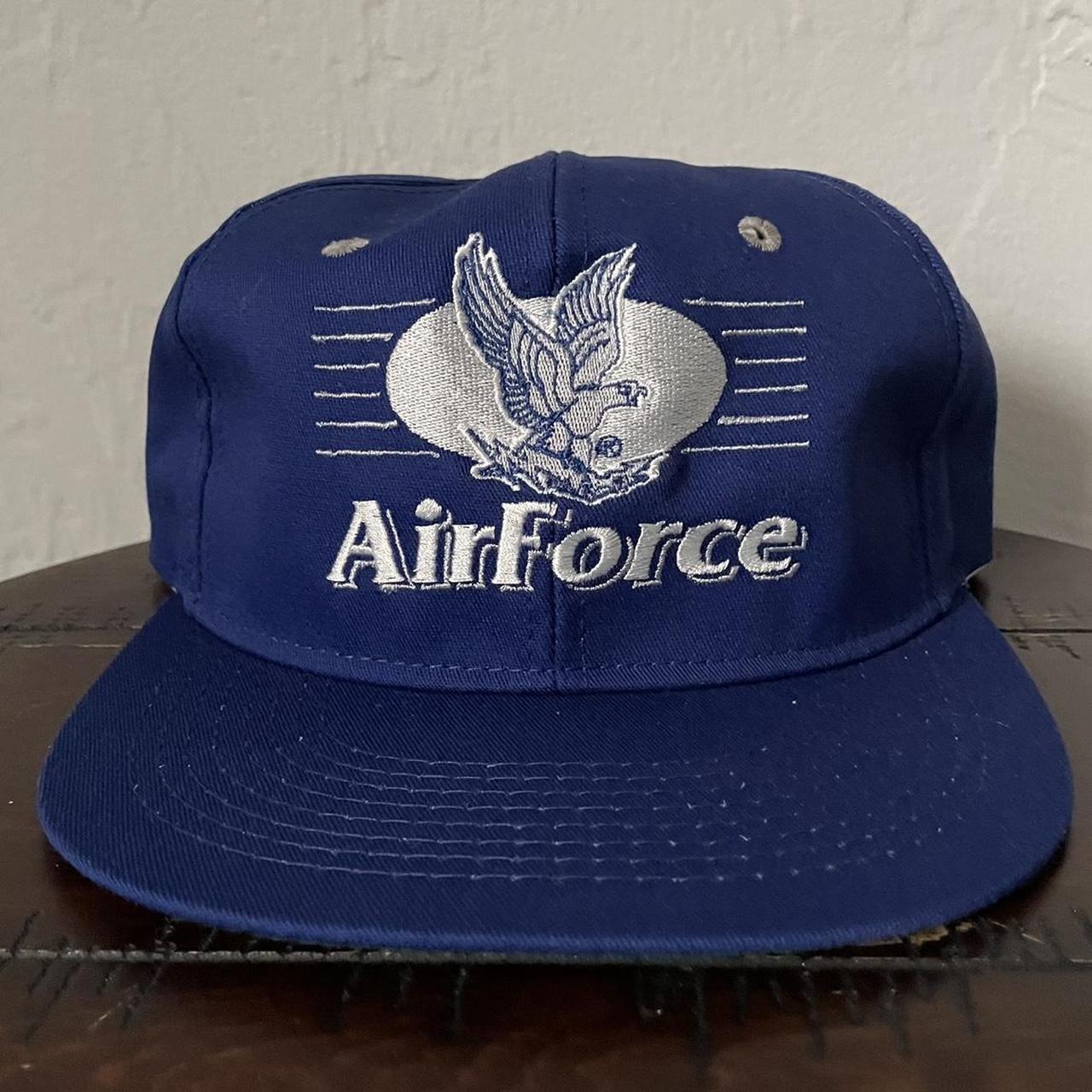 Men's Blue and White Hat | Depop