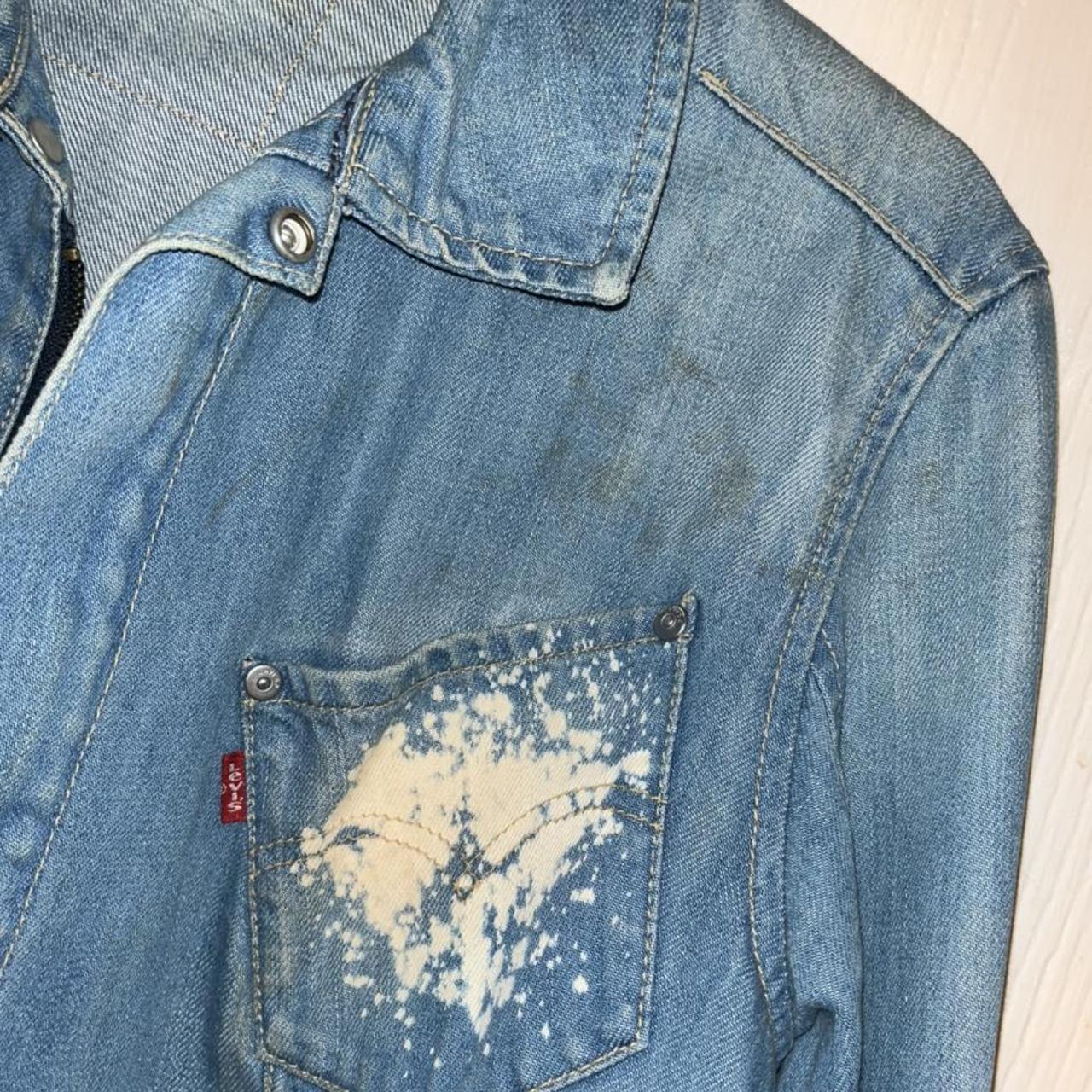 Vintage Levis jacket. Mark on shoulder which will... - Depop