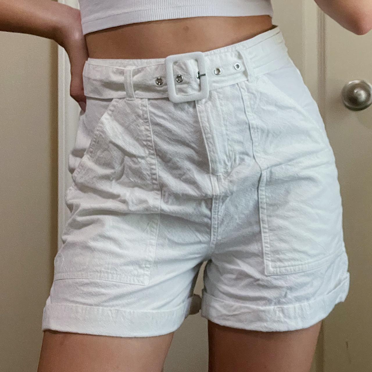 ASOS Women's White Shorts | Depop